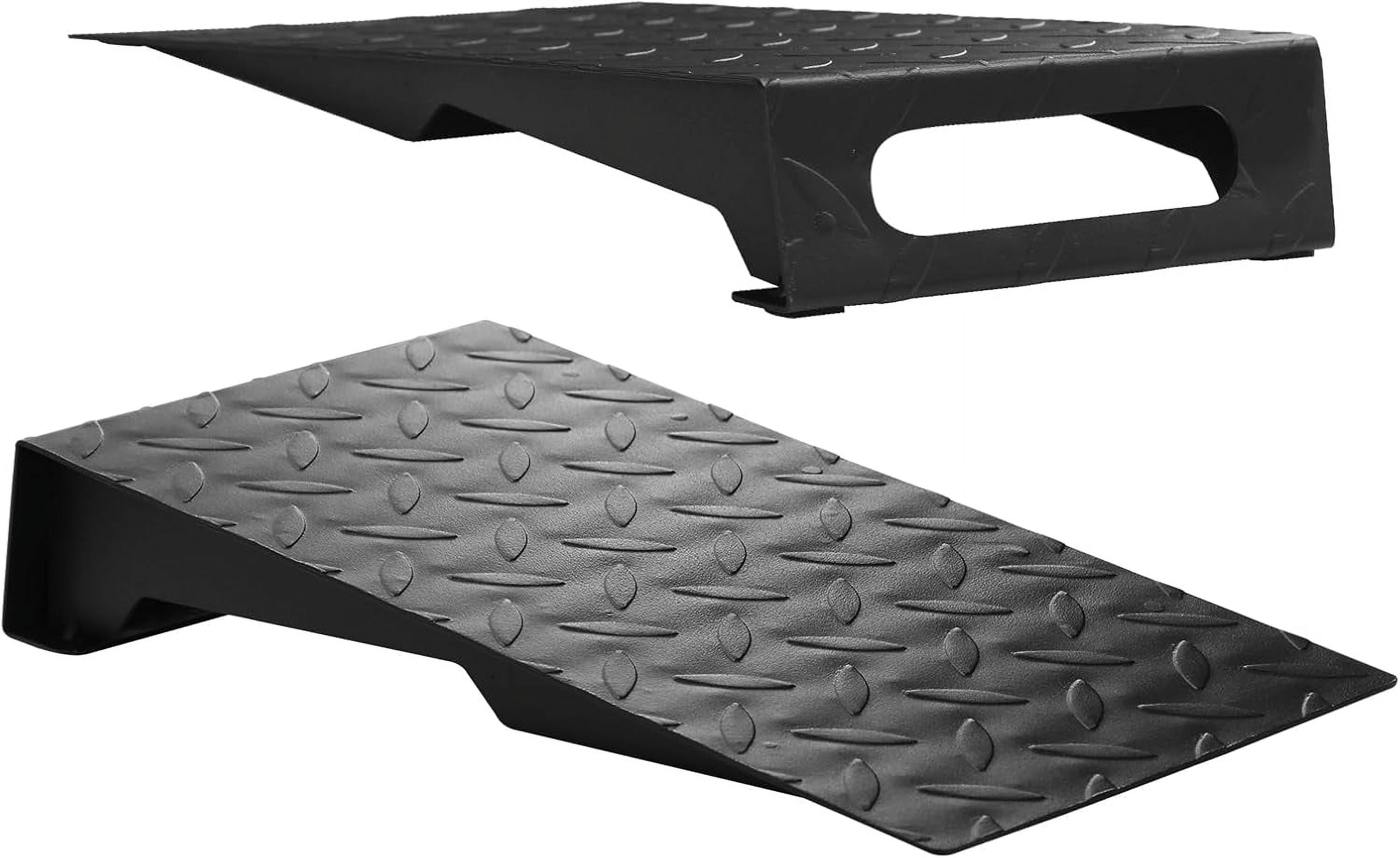 Metal Squat Wedge Block Anti Slip Heel Elevated Squat Wedge Pair