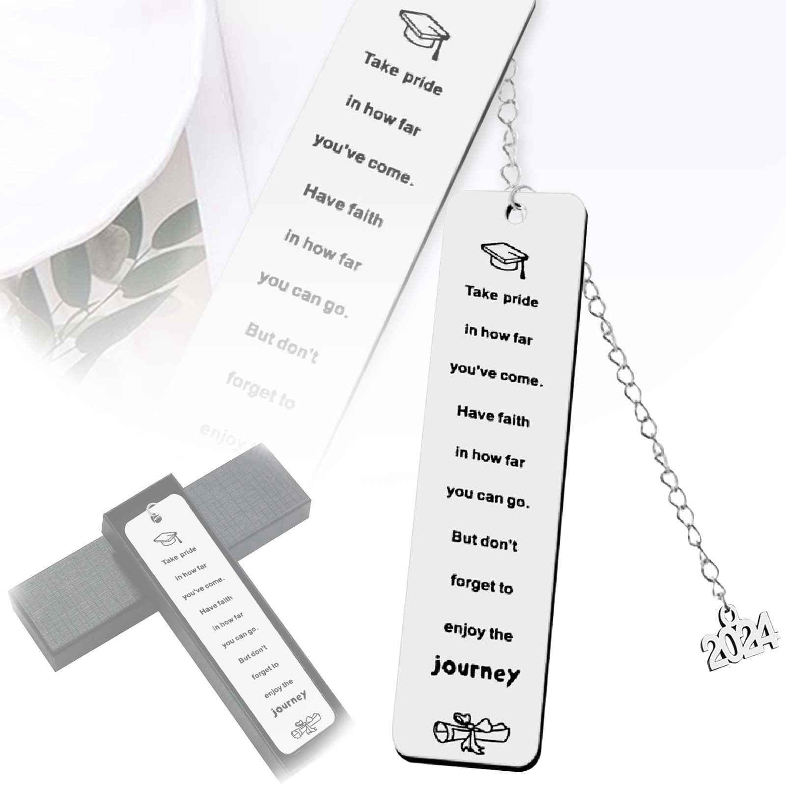 Metal Stainless Steel Bookmark 2024 Graduation Season Bookmark Book ...