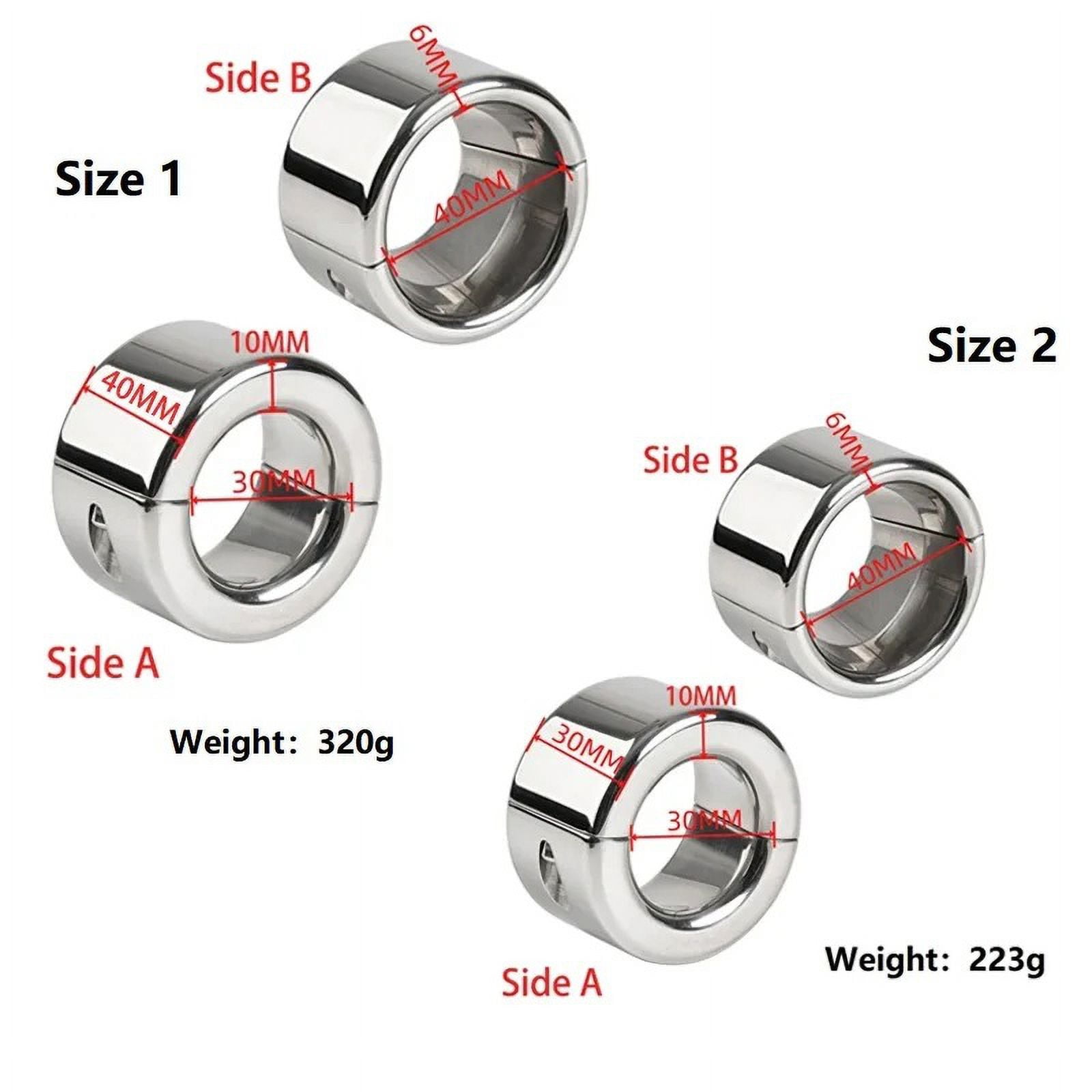 Metal Stainless Steel Scrotum Bound Pendant Penis Stretcher Delay Exercise Lock Stem Loop Adult
