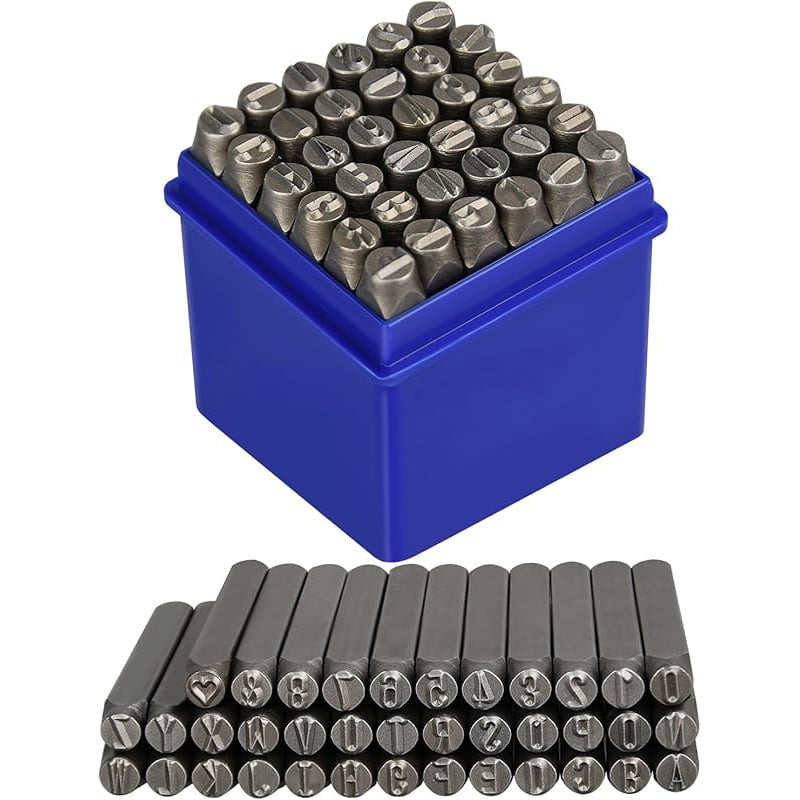 Metal Stamping Kit, 3mm Number and Letter Stamp Set, Include Artistic ...