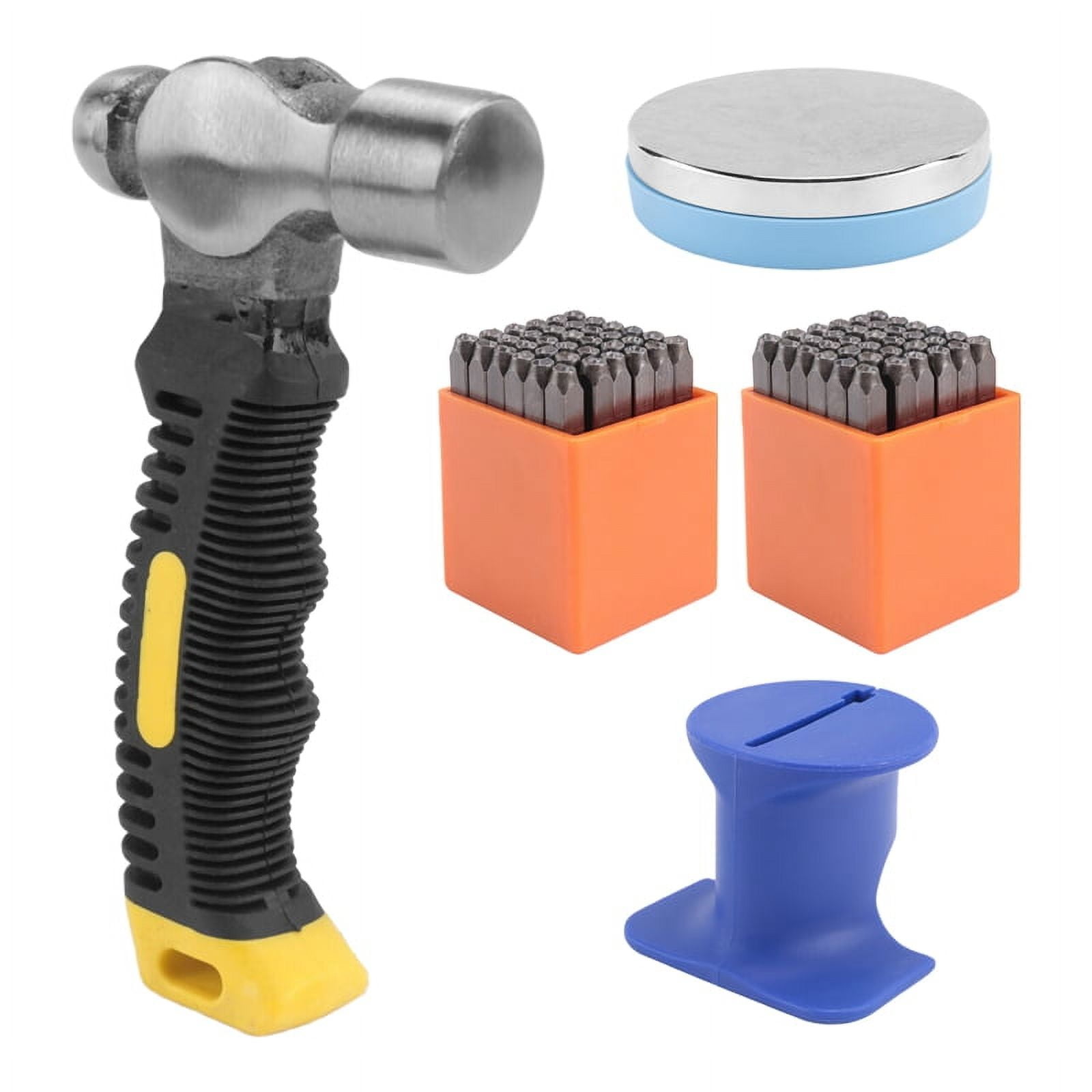 Metal Stamping Kit, 74 Pcs 0.3cm Art Font Uppercase and Letter Punch ...