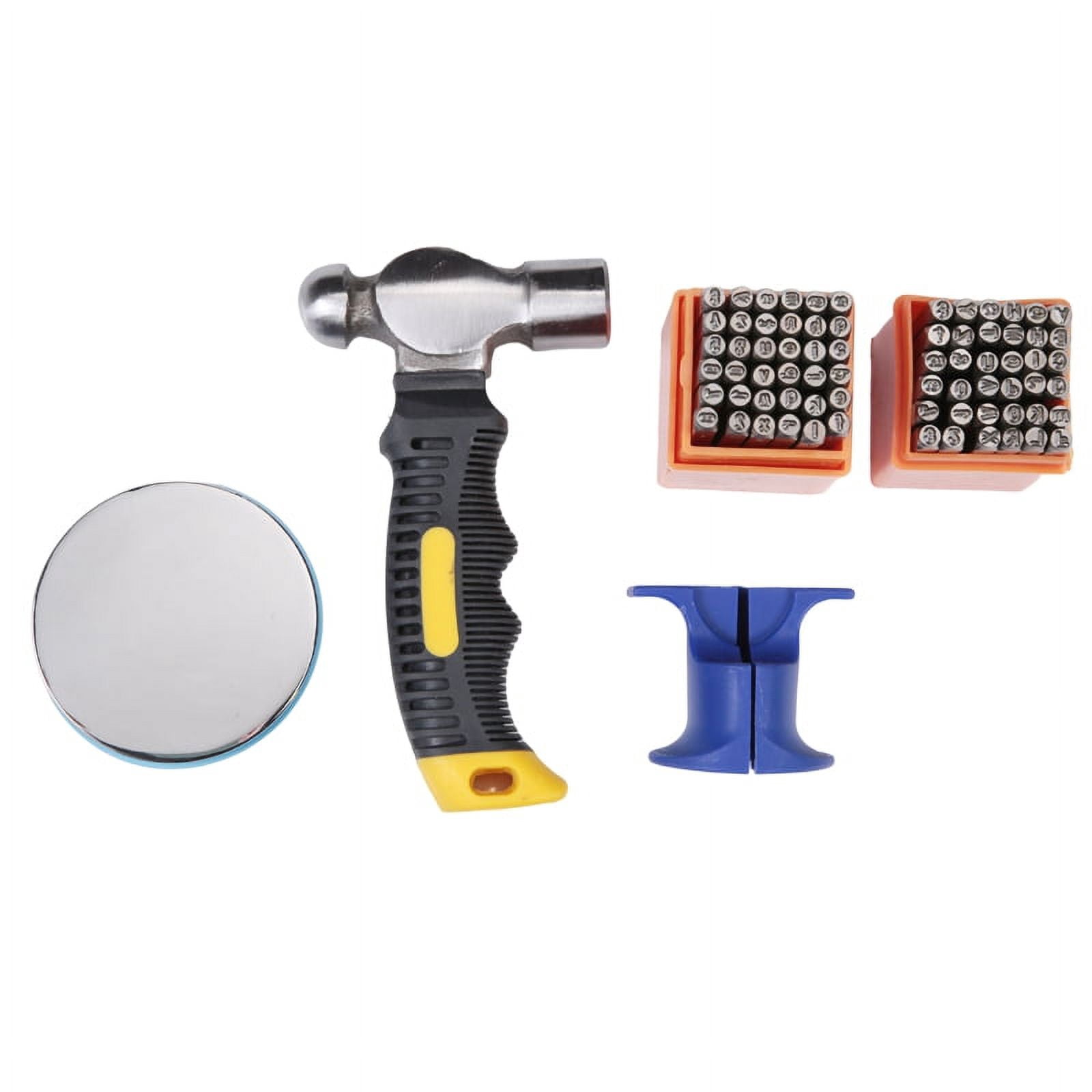 Metal Stamping Kit, 74 Pcs 0.3cm Art Font Uppercase and Letter Punch ...