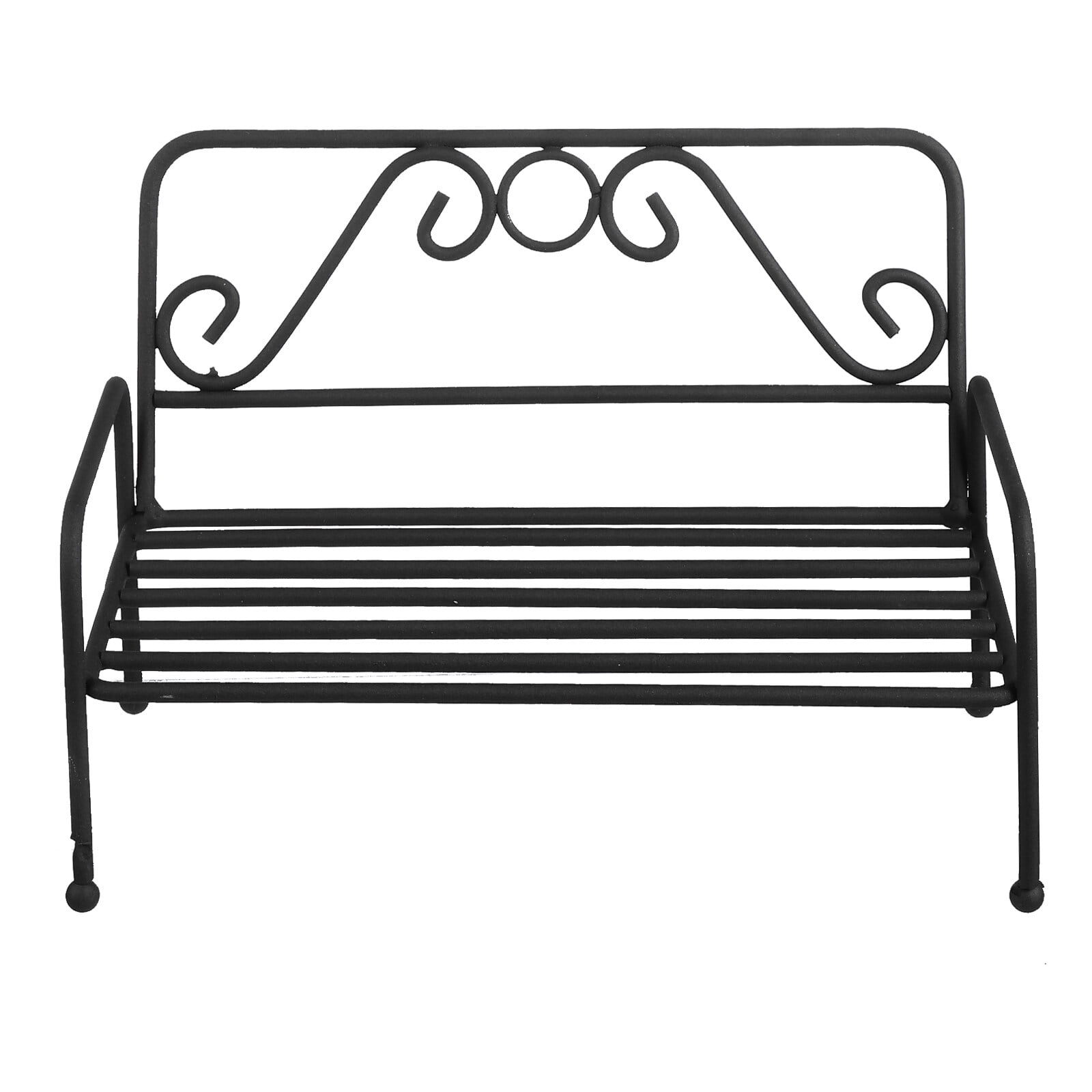 Metal Stand Potted Flower Holder Bench Pot Rack (Black) - Walmart.com