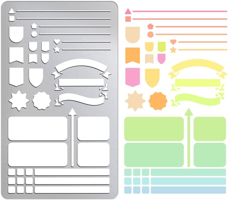 Metal Stencil for Journaling Wood Burning Banners Stencil Stainless ...