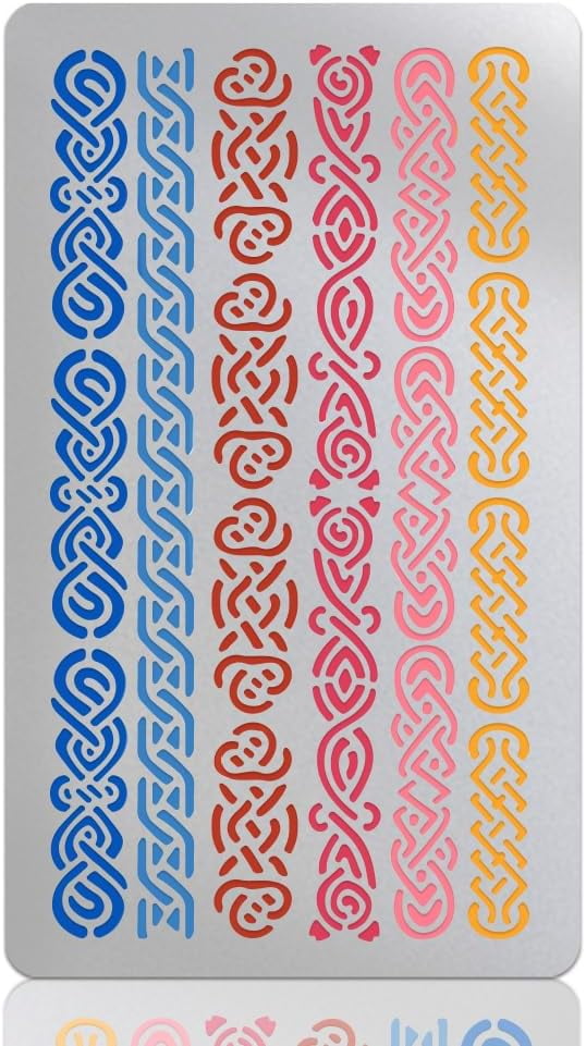 Metal Stencils for Craft Wood Burning Runes Stencil Stainless Steel ...