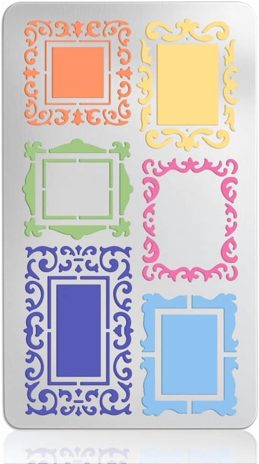 Metal Stencils Wood Burning Stainless Steel Reusable Template Border ...