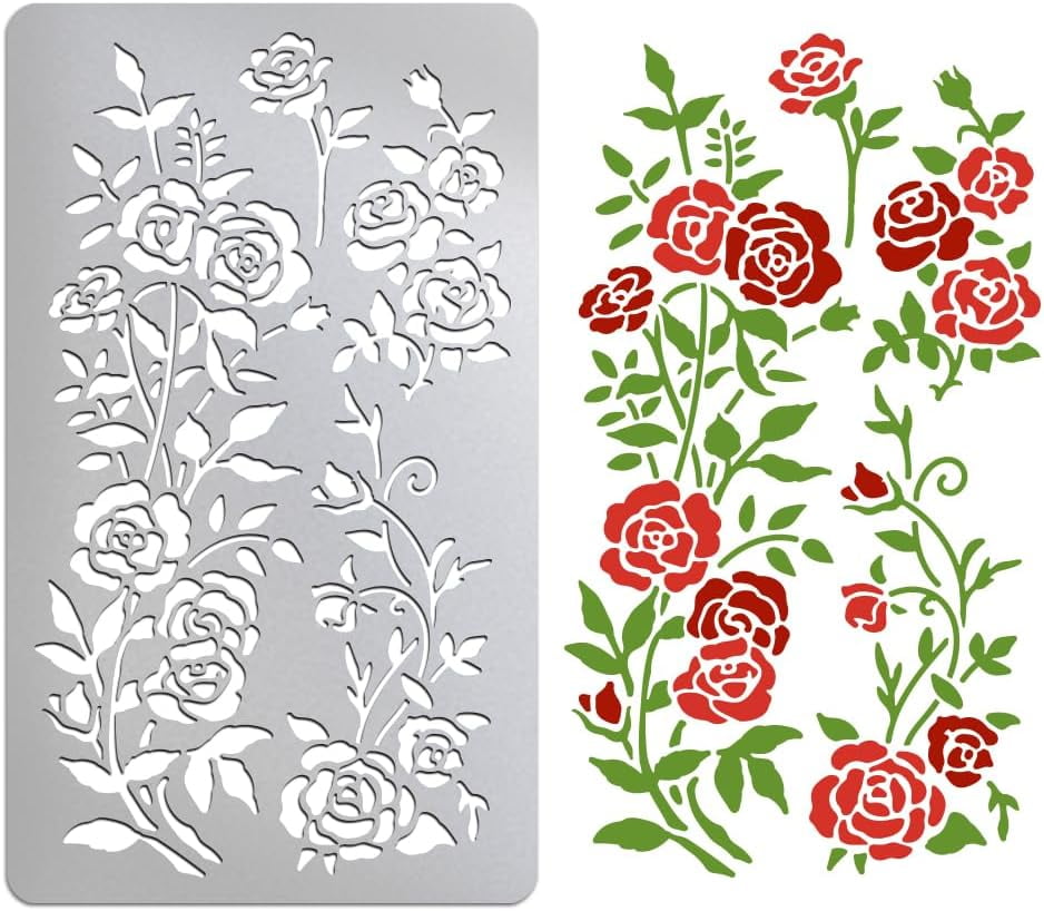 Metal Stencils for Wood Burning Stainless Steel Reusable Template June ...