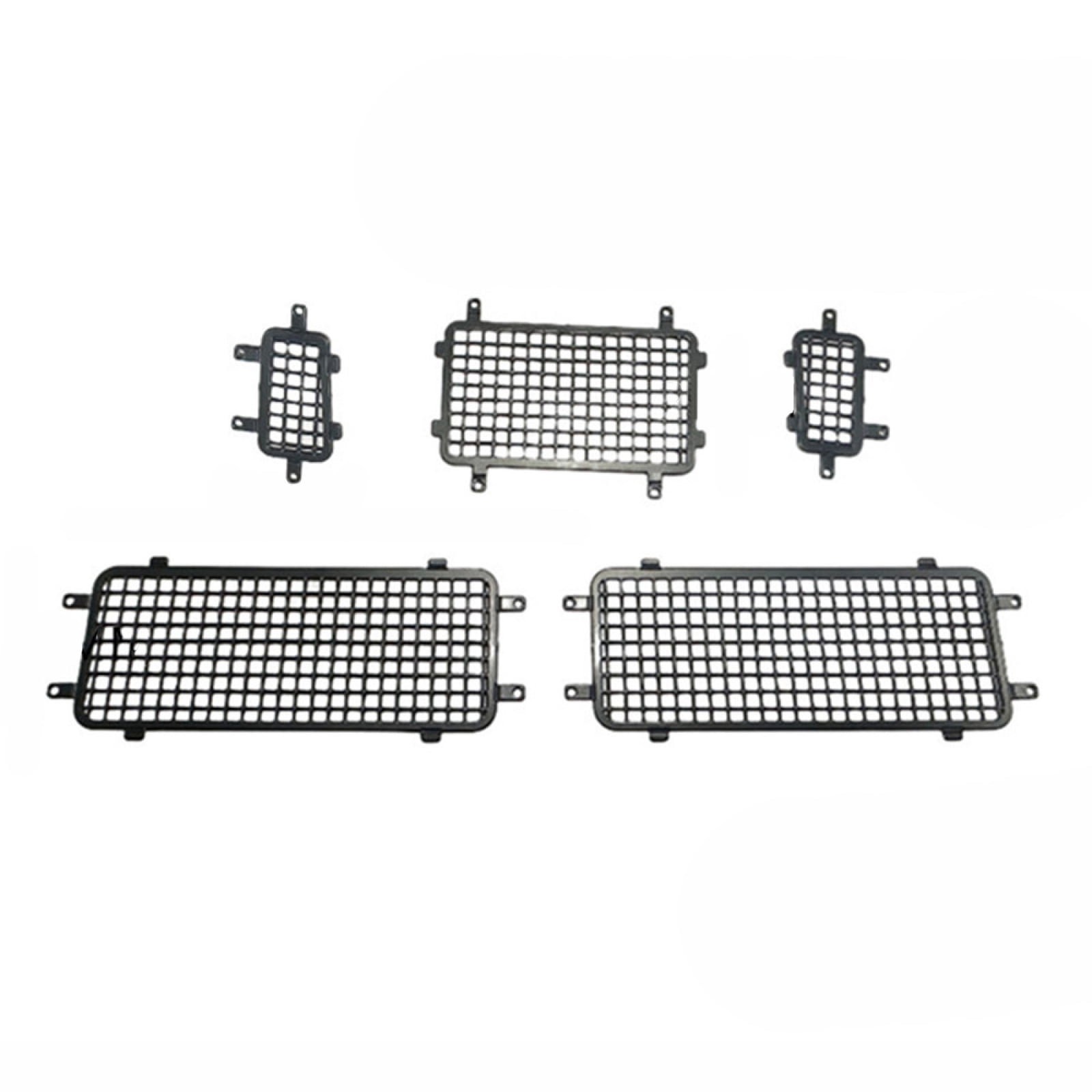 Metal Stereo Window Mesh Side Rear Window Mesh for TRX4M Defender 1/18 ...