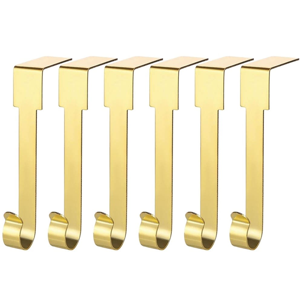 Metal Stocking Holders for Christmas 6 Pack Perfect for Fireplace ...