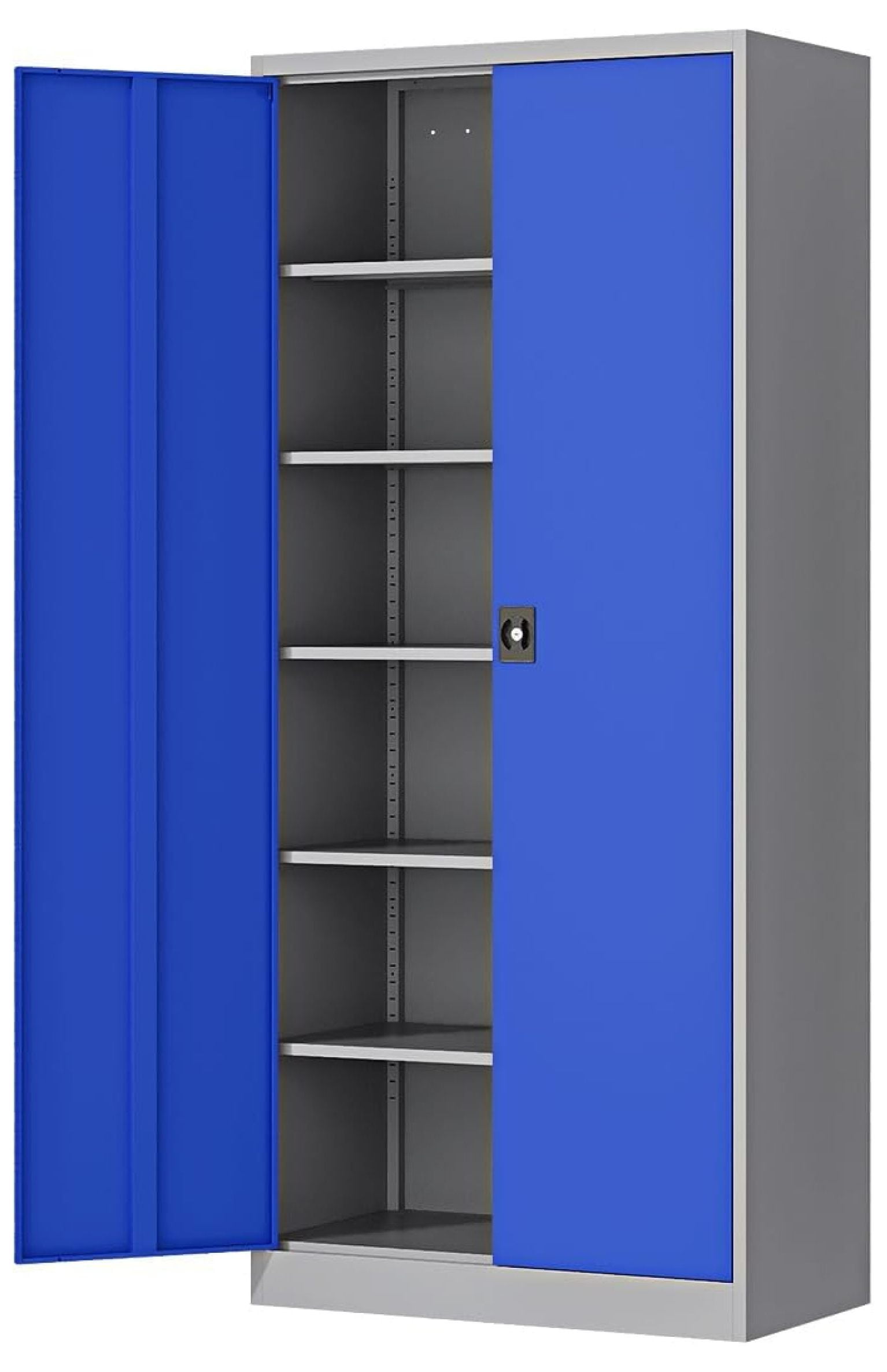 Metal Storage Cabinet-71” Tall Steel File Cabinets with Lockable Doors ...