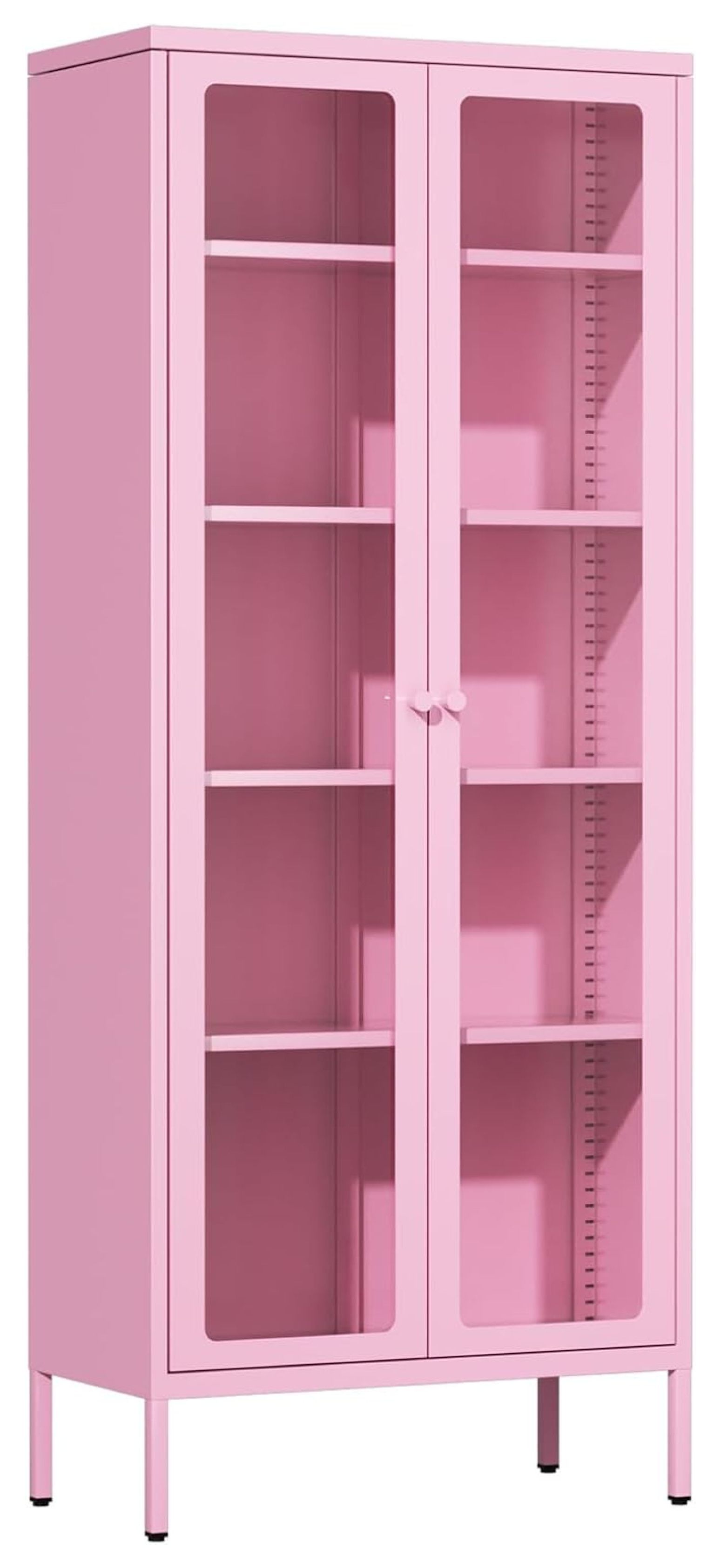 Metal Storage Cabinet With Glass Doors Display Curio Glass Cabinet 3280