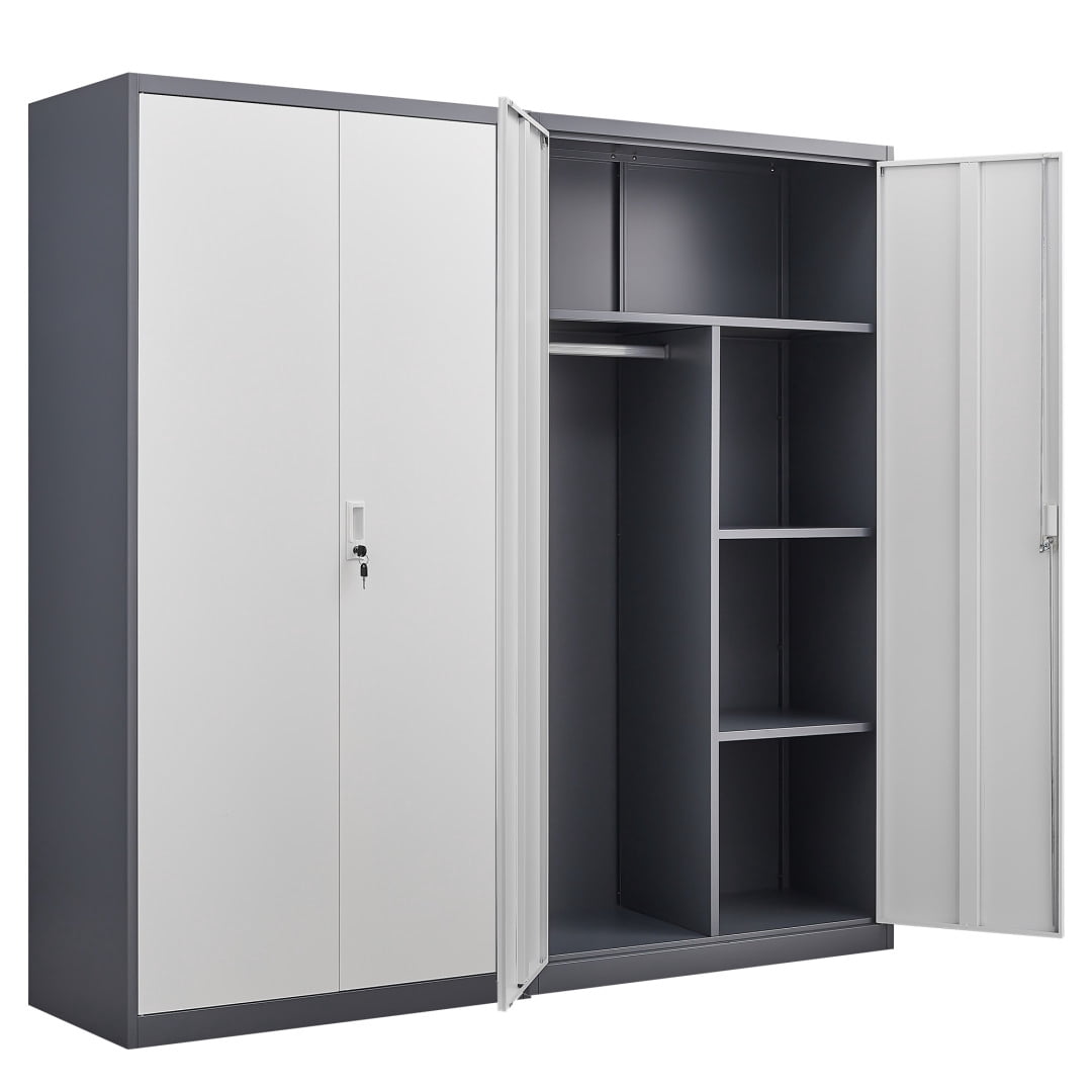 Storage Cabinet With Hanging Rod