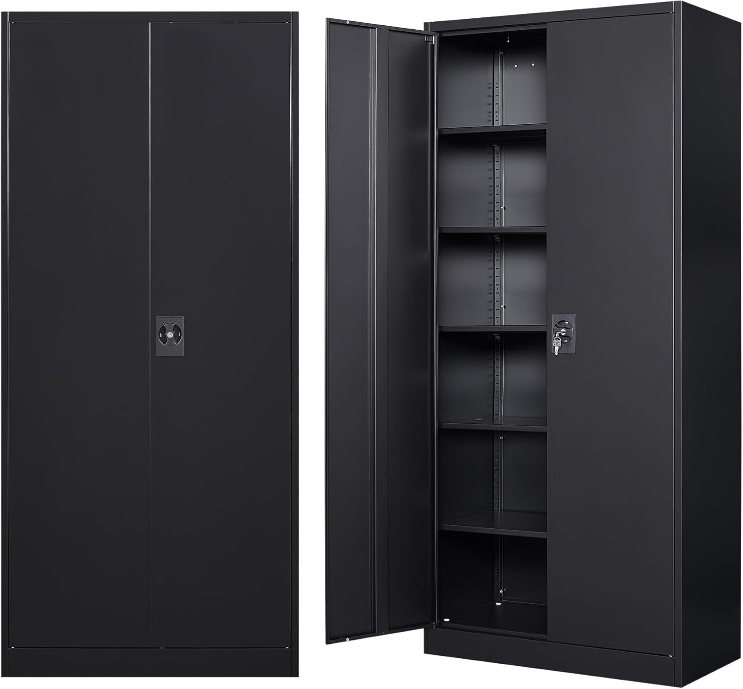 Metal Storage Cabinet Lockable Steel Office Storage File Cabinet with ...