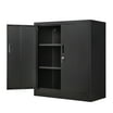 SUNCROWN 42in Metal Garage Cabinet, Steel, Locking Doors, 2 Adjustable ...