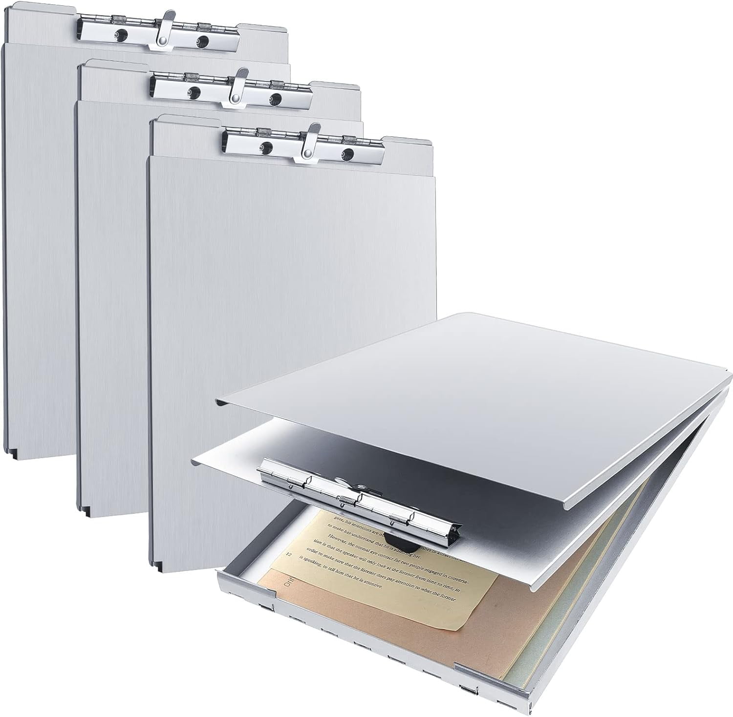 Metal Storage Clipboard Bulk Heavy Duty Aluminum Clip Board for Teacher ...