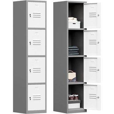 Space Solutions 27.5 inch High 2 Shelf Mini Storage Locker Cabinet ...