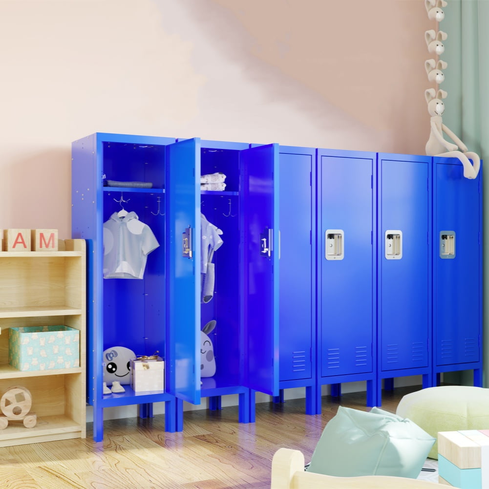 Metal Storage Locker for Employees, Lockable Storage Cabinet, Small ...