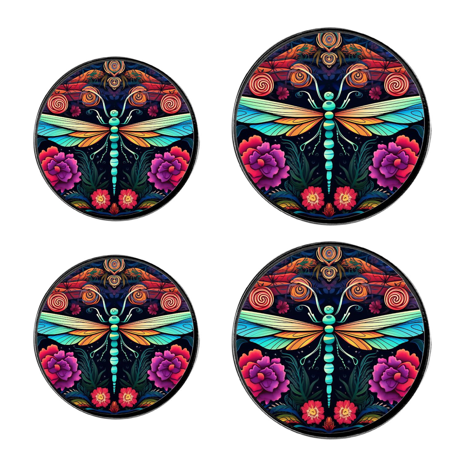 Metal Stove Burner Covers 4 Pcs ,Border Collie Sunflower Field Funny ...