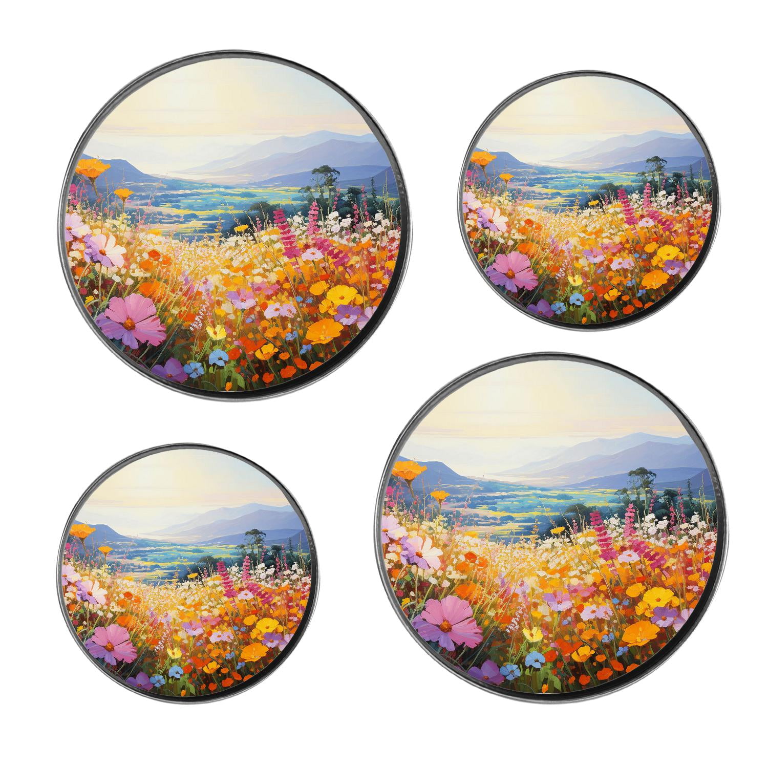 Metal Stove Burner Covers 4 Pcs Decorative Gas Stove Burner Cover 8Inch ...