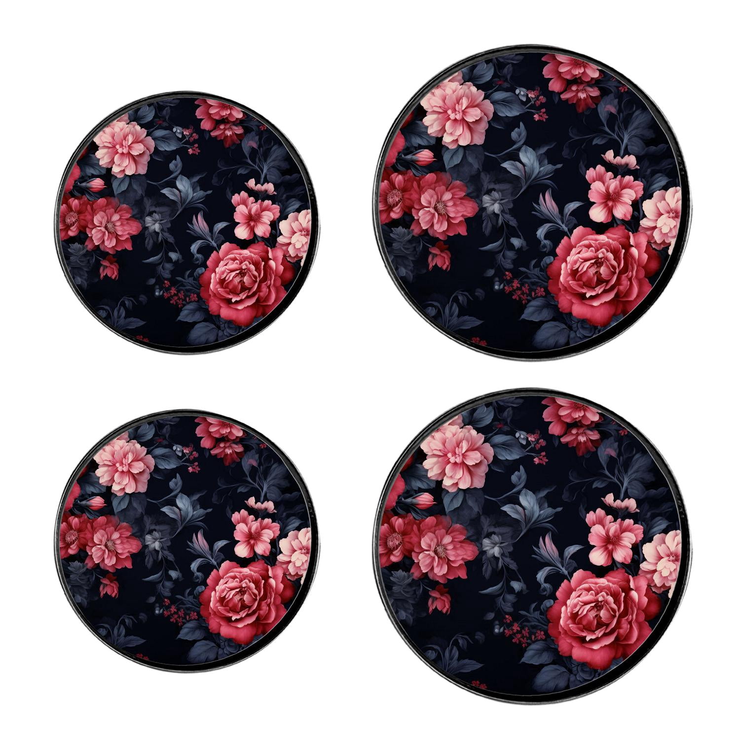 Metal Stove Burner Covers 4 Pcs ,German Shepherd Cute Pattern, Round ...