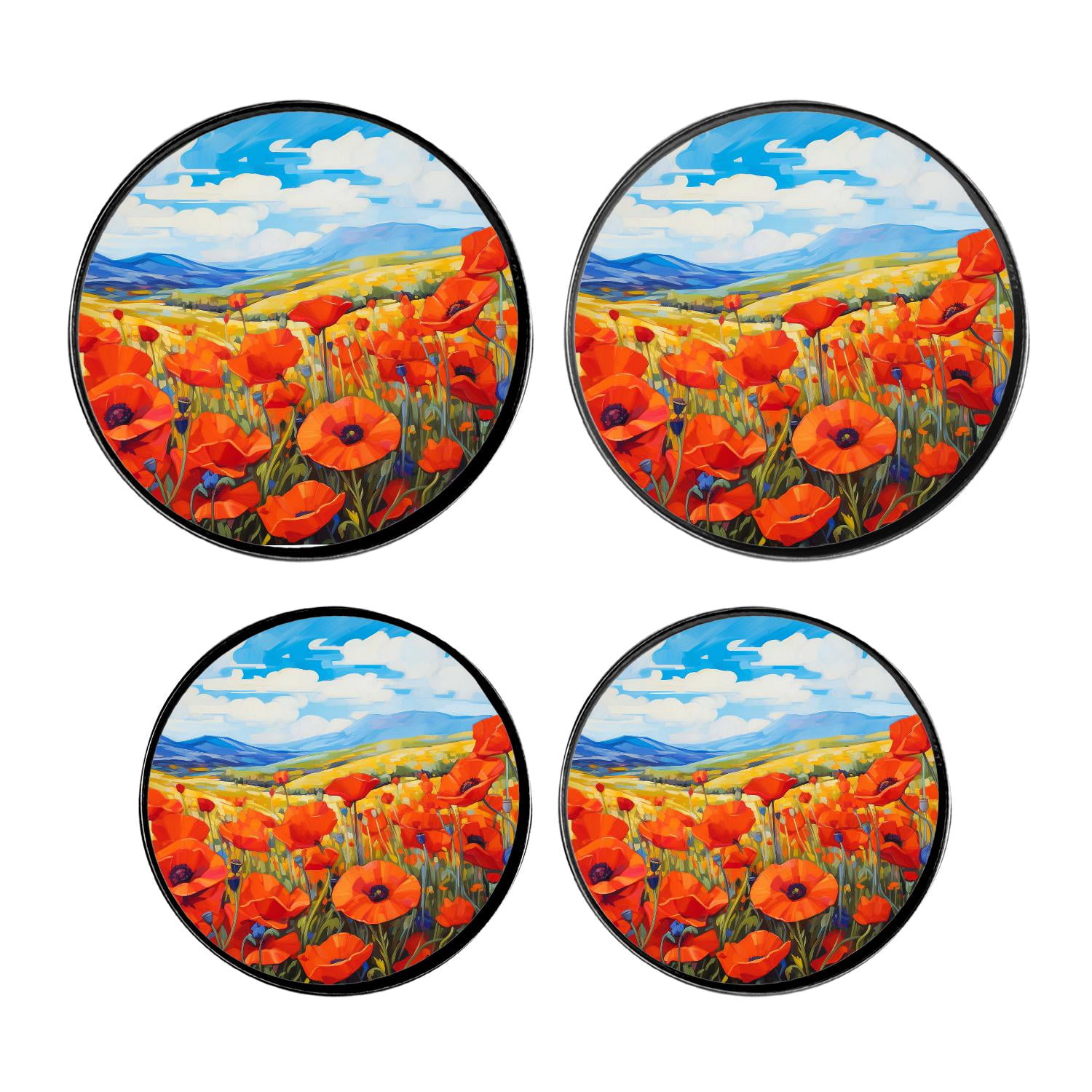 Metal Stove Burner Covers 4 Pcs Metal Gas Stove Burner Cover 8Inch And ...