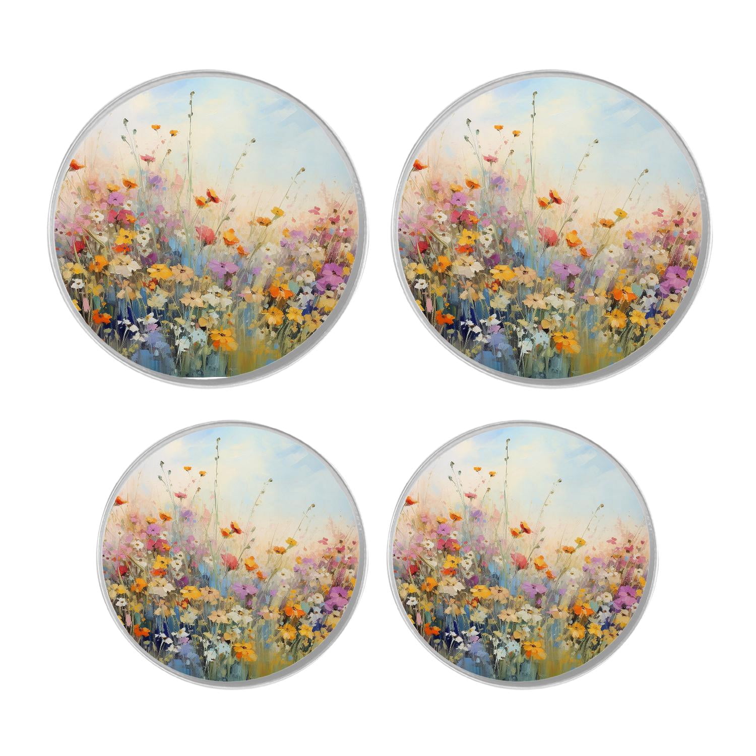 Metal Stove Burner Covers 4 Pcs Metal Round Stove Burner Covers 8Inch ...