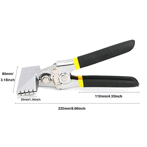 Metal Straight Sheet Bending Pliers, Offset Hand Seamer Roofing Sheet ...