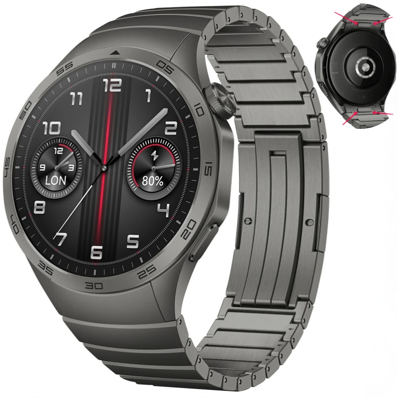 Metal Strap for Huawei Watch GT4 46mm No Gap Stainless Steel Band for ...