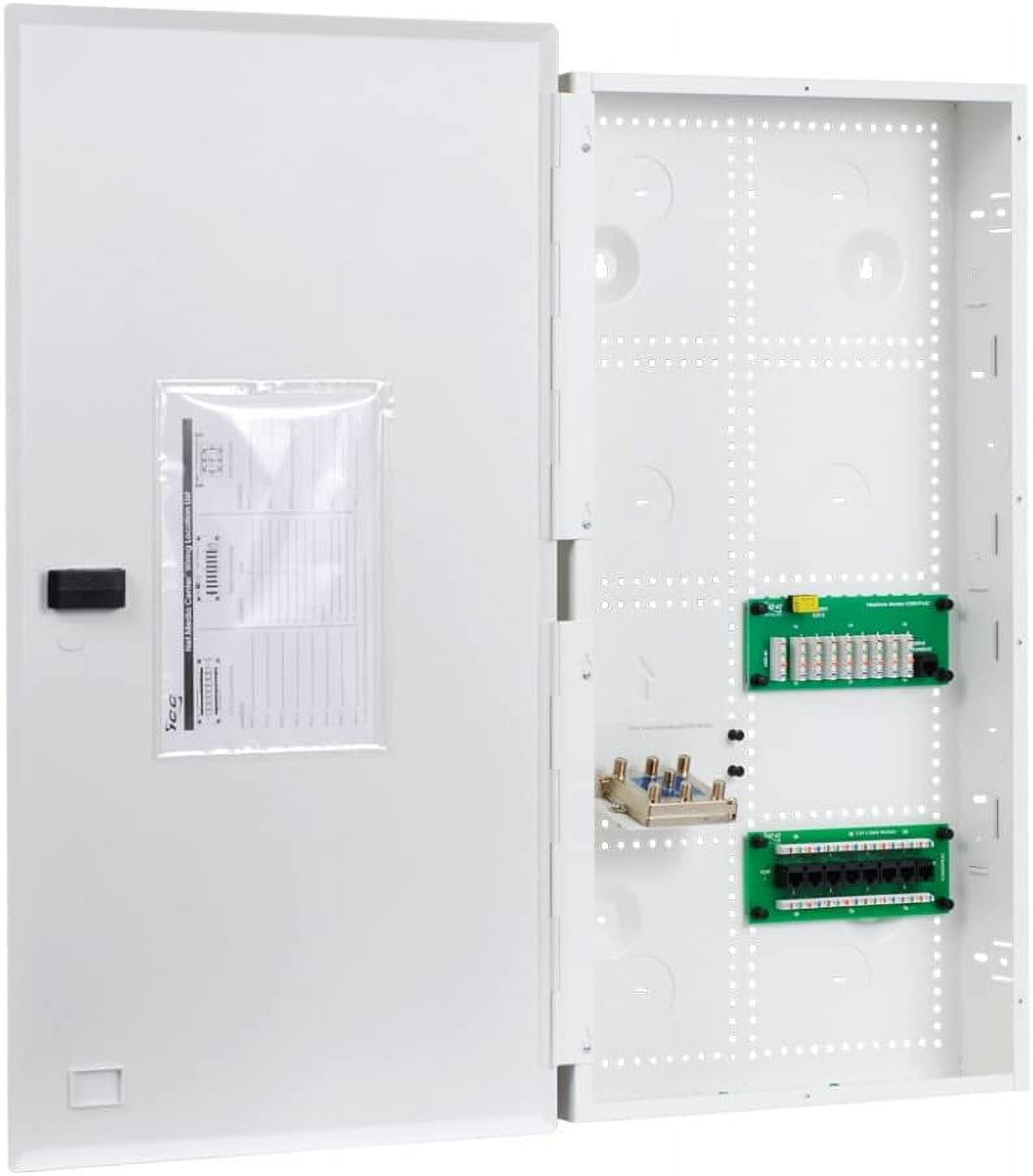 Metal Structured Wiring Enclosure, Media Enclosure with Voice, Data ...