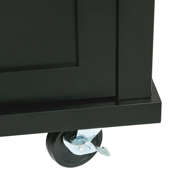 Metal - Supported Drop - Leaf - Smooth Rolling Wheels with Brakes - For ...
