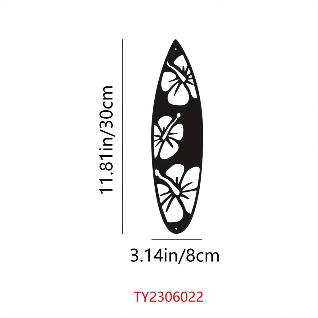 Metal Surfboard Beach Sign Bar Metal Novelty Surfboard Sign, Metal Surf ...
