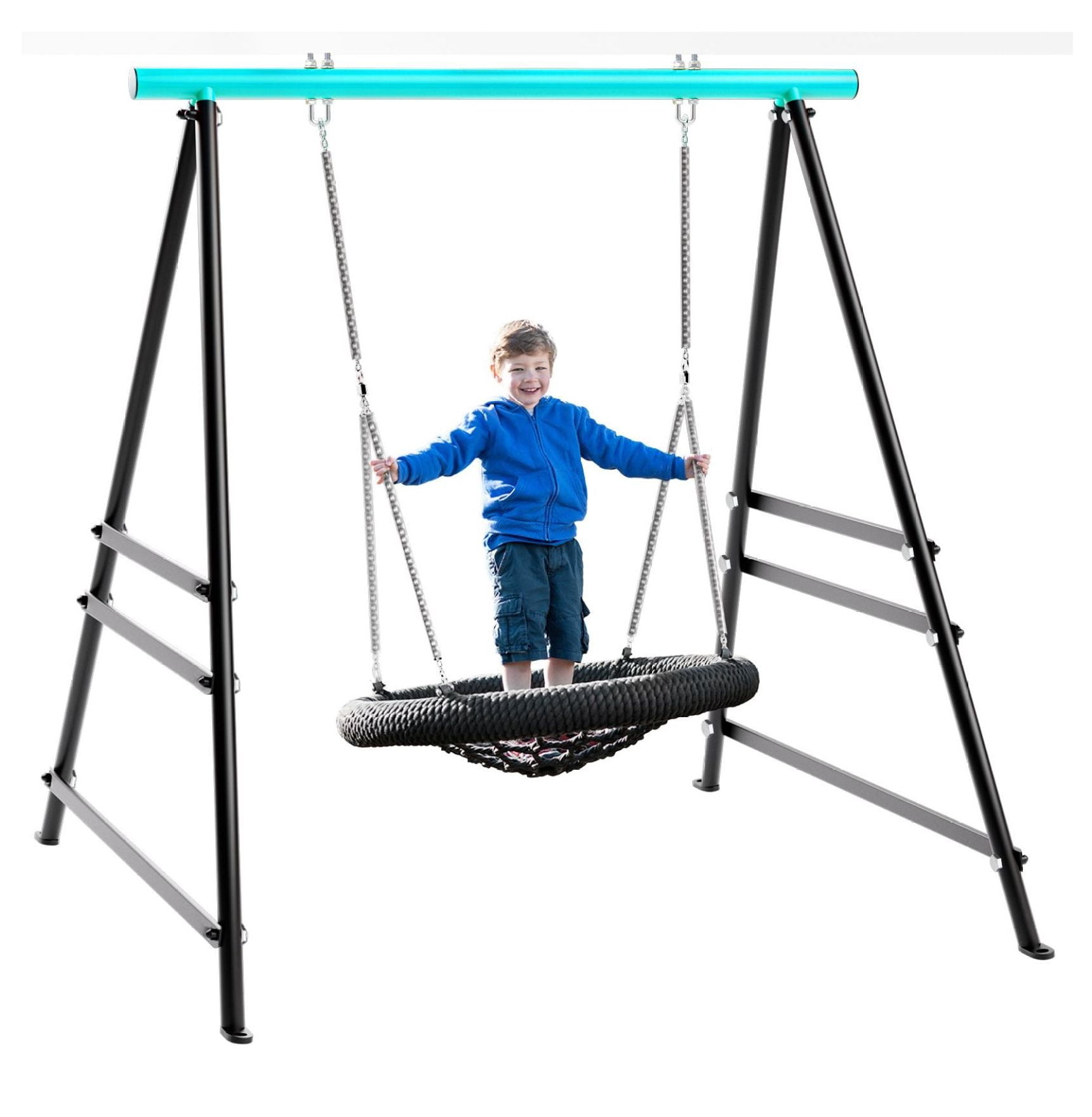Metal Swing Stand Swing Sets for Backyard,Powder Coated Swing Frame of ...