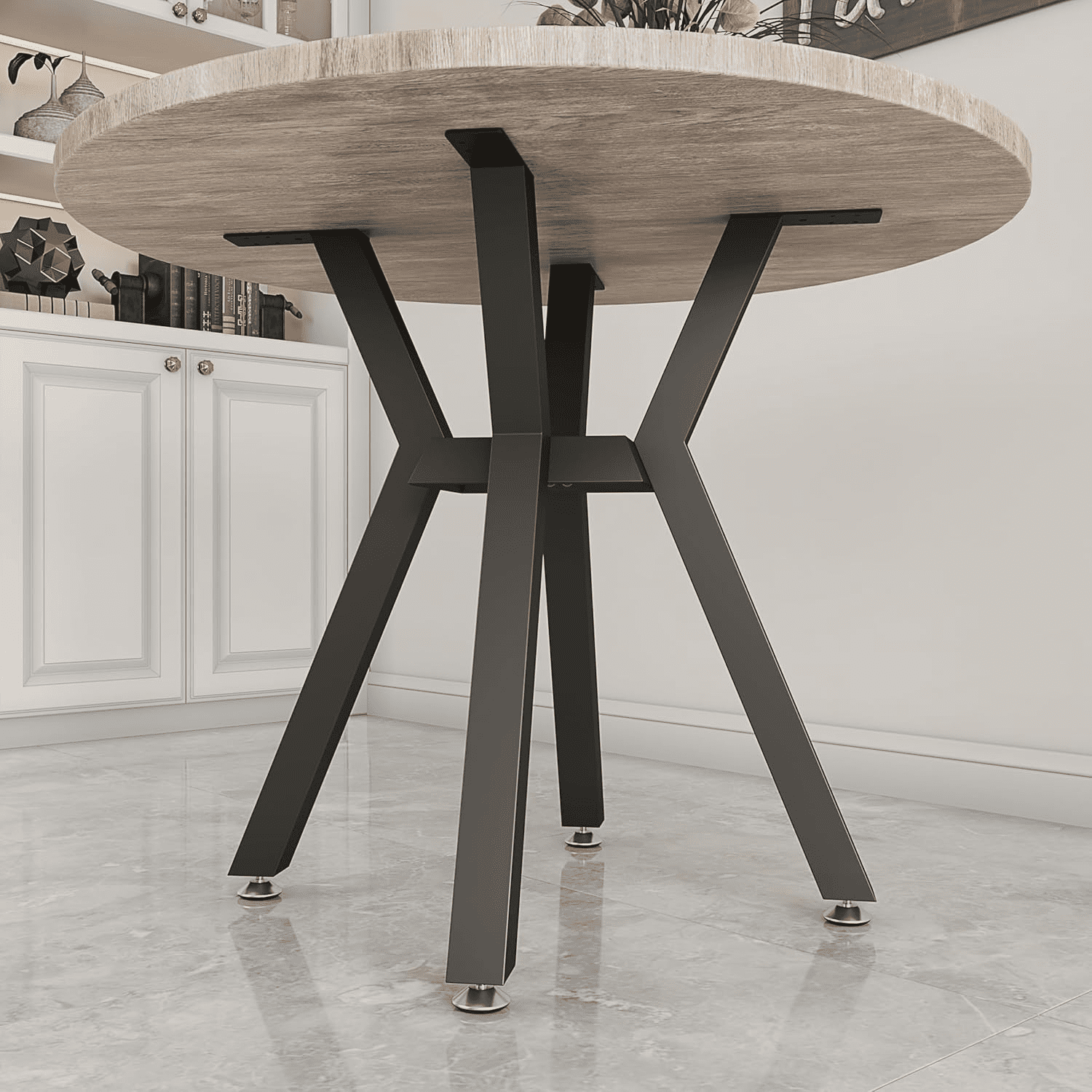 Metal Table Base，Modern Coffee Table Legs 28 Inch, Dining Table Legs ...