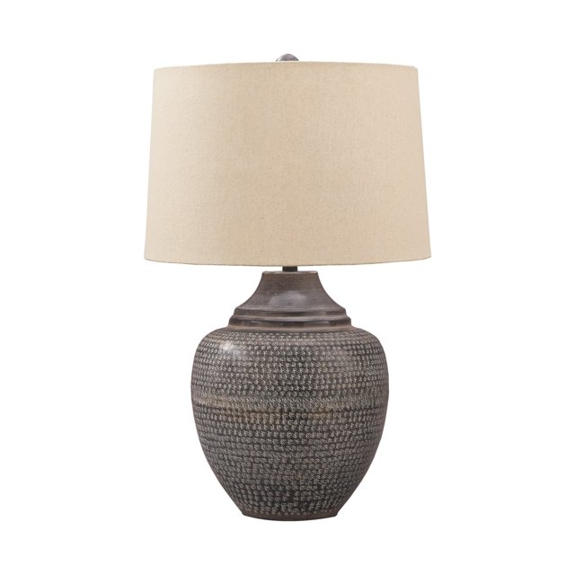 Metal Table Lamp with Urn Shape Base Brown - Saltoro Sherpi - Walmart.com