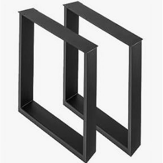 Metal Table Leg Square Industrial Steel Tube Desk Legs Heavy Duty ...