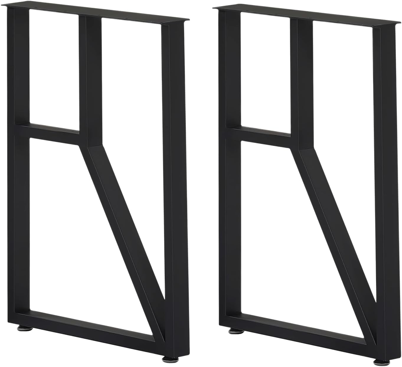 Metal Table Legs 28 Inch Coffee Table Legs, Heavy Duty Furniture Legs, Black Metal Rectangle ...