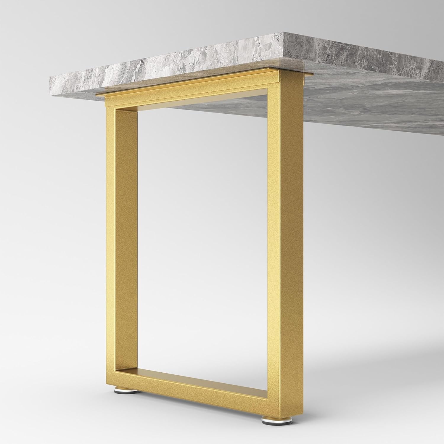Metal Table Legs 28 inch Height x 24 inch Wide with Adjustable ...