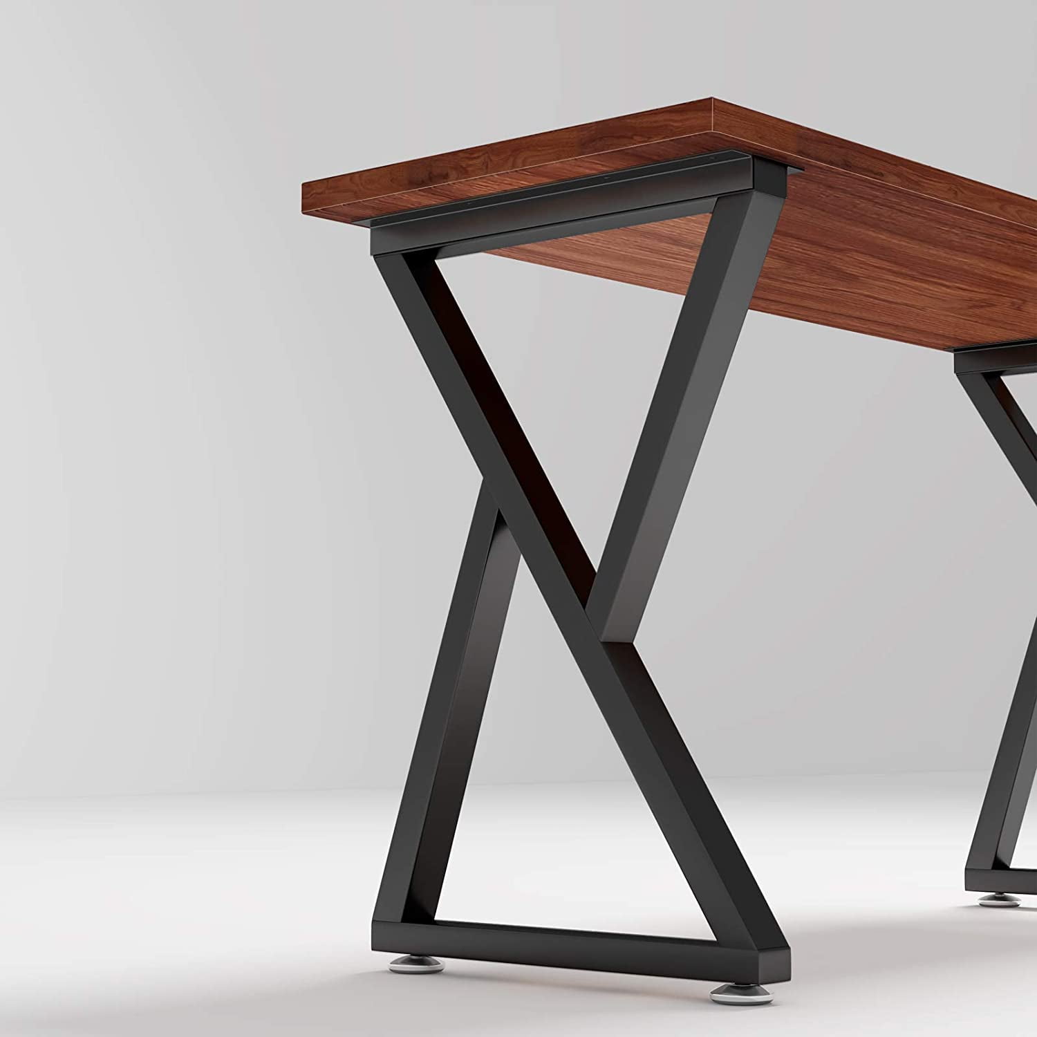 Metal Table Legs 28 inch Height x 24 inch Wide with Adjustable ...