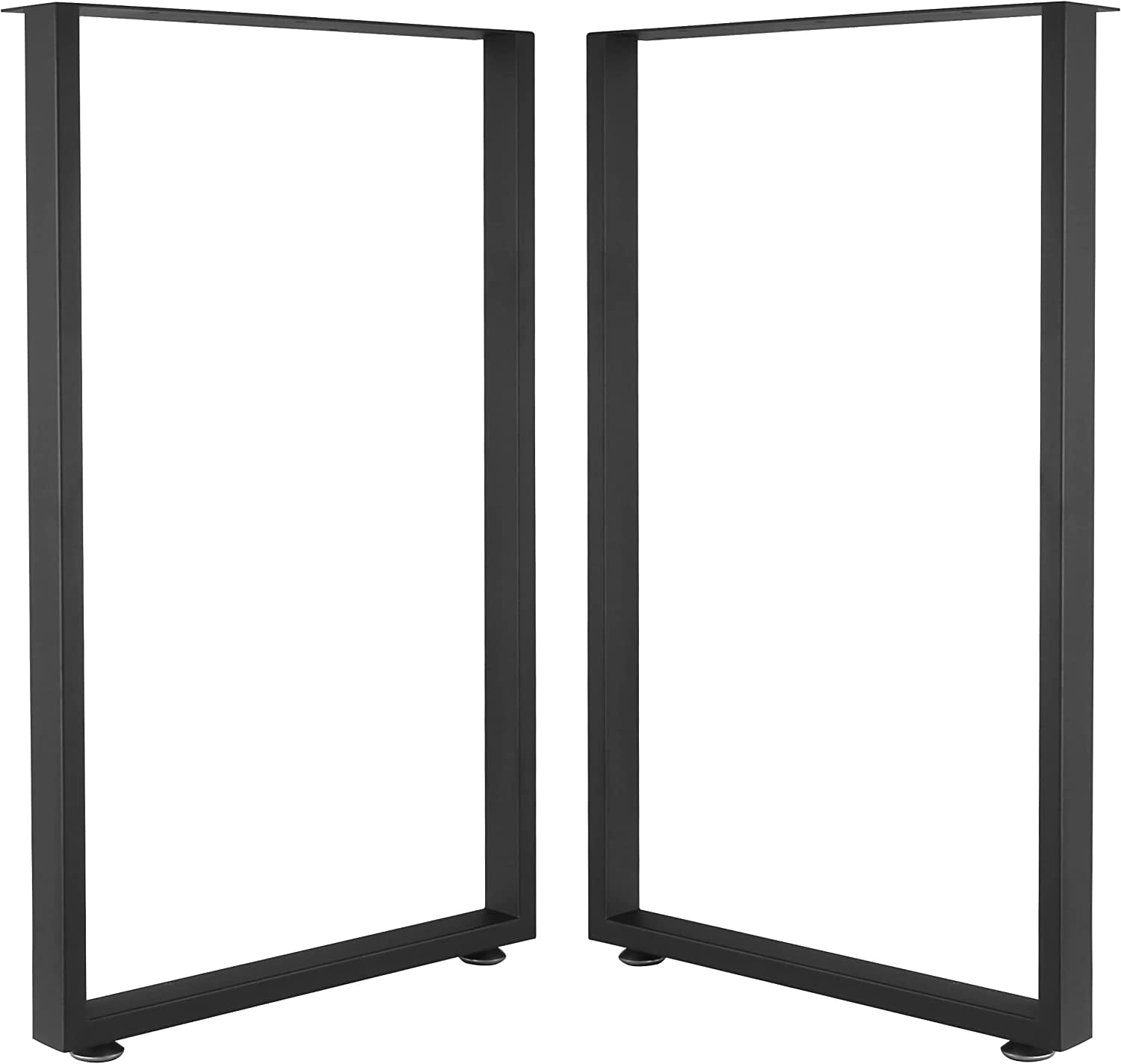 Metal Table Legs for Desk, Heavy Duty Square Tube Iron, DIY Furniture ...