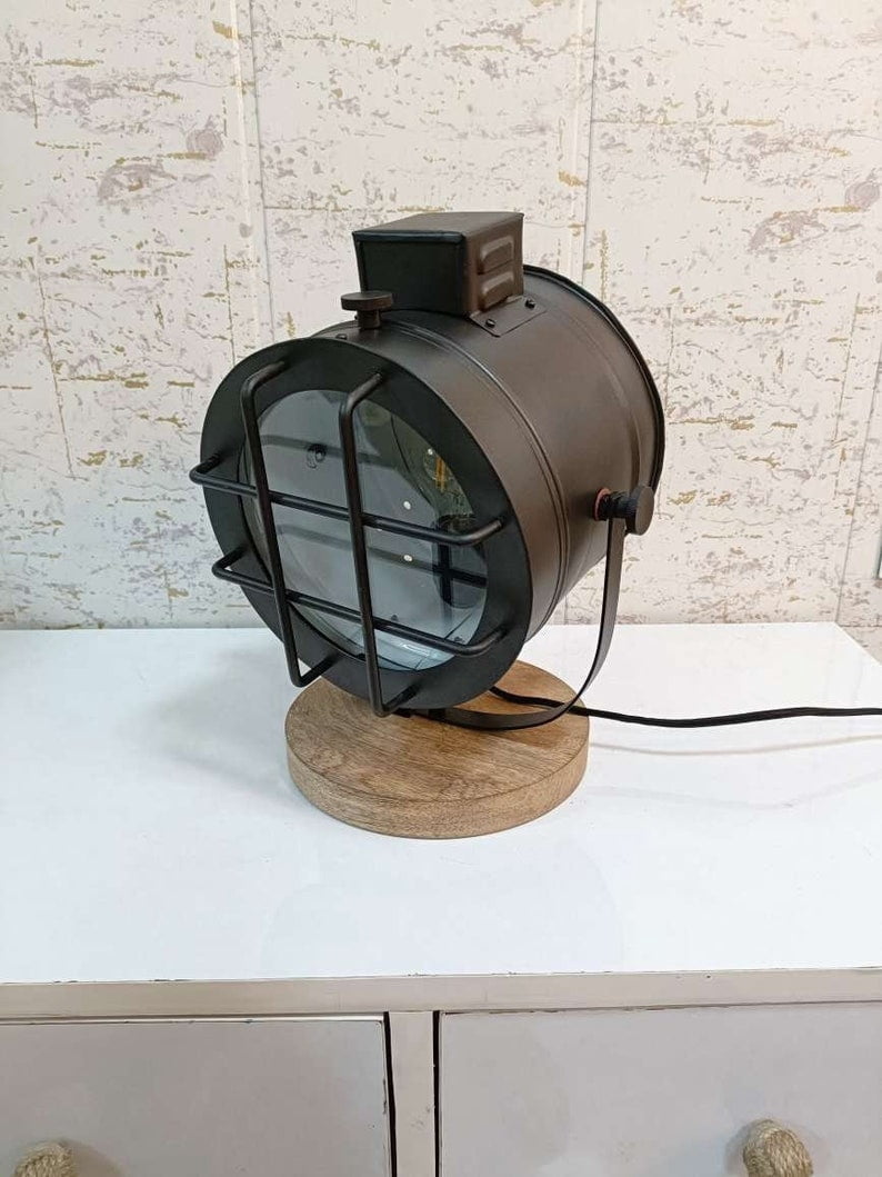 Metal Table Light Study Focus Light Searchlight Dim Light table Lamp ...