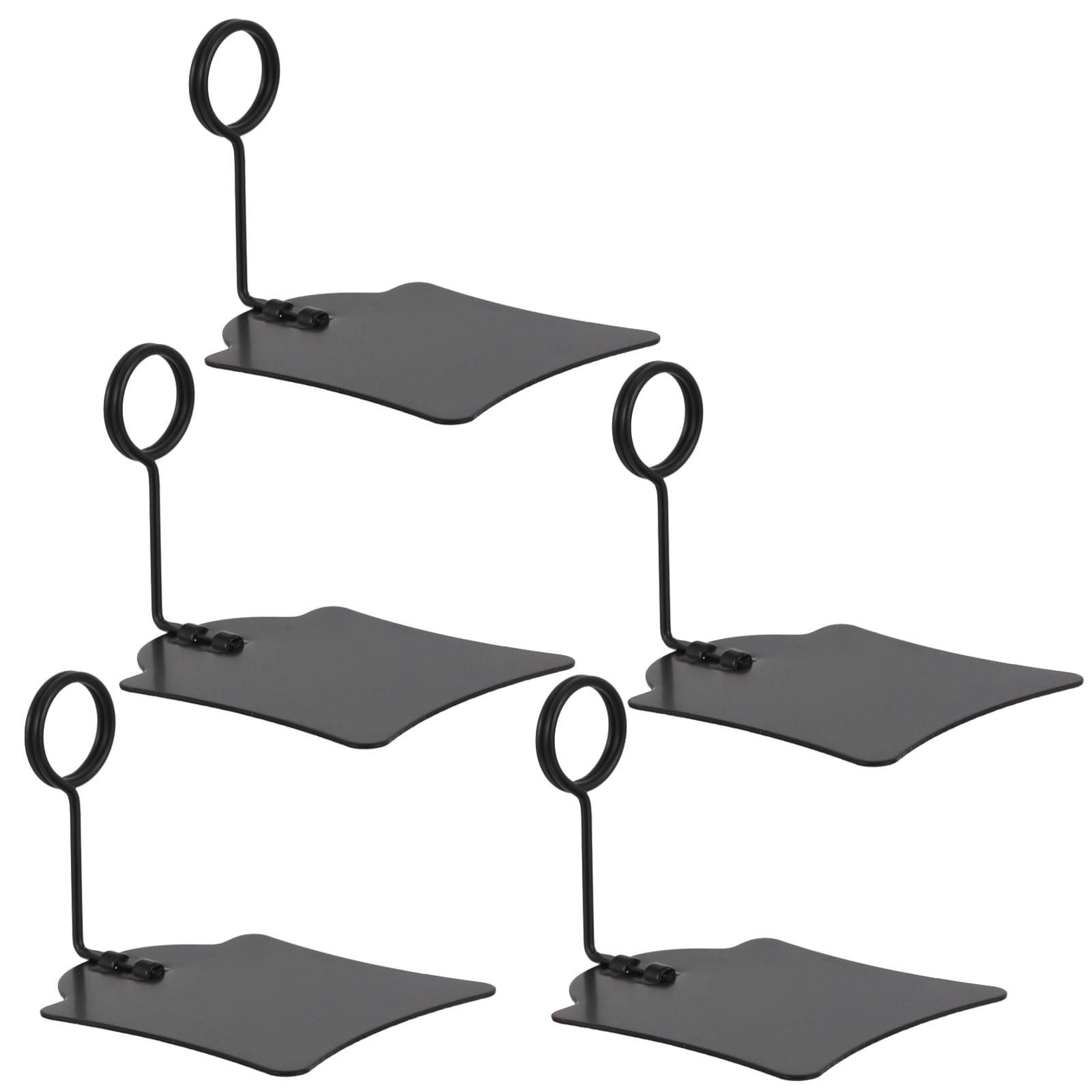 Metal Tabletop Price Holder: 5pcs Table Cards Sign Clips Metal ...