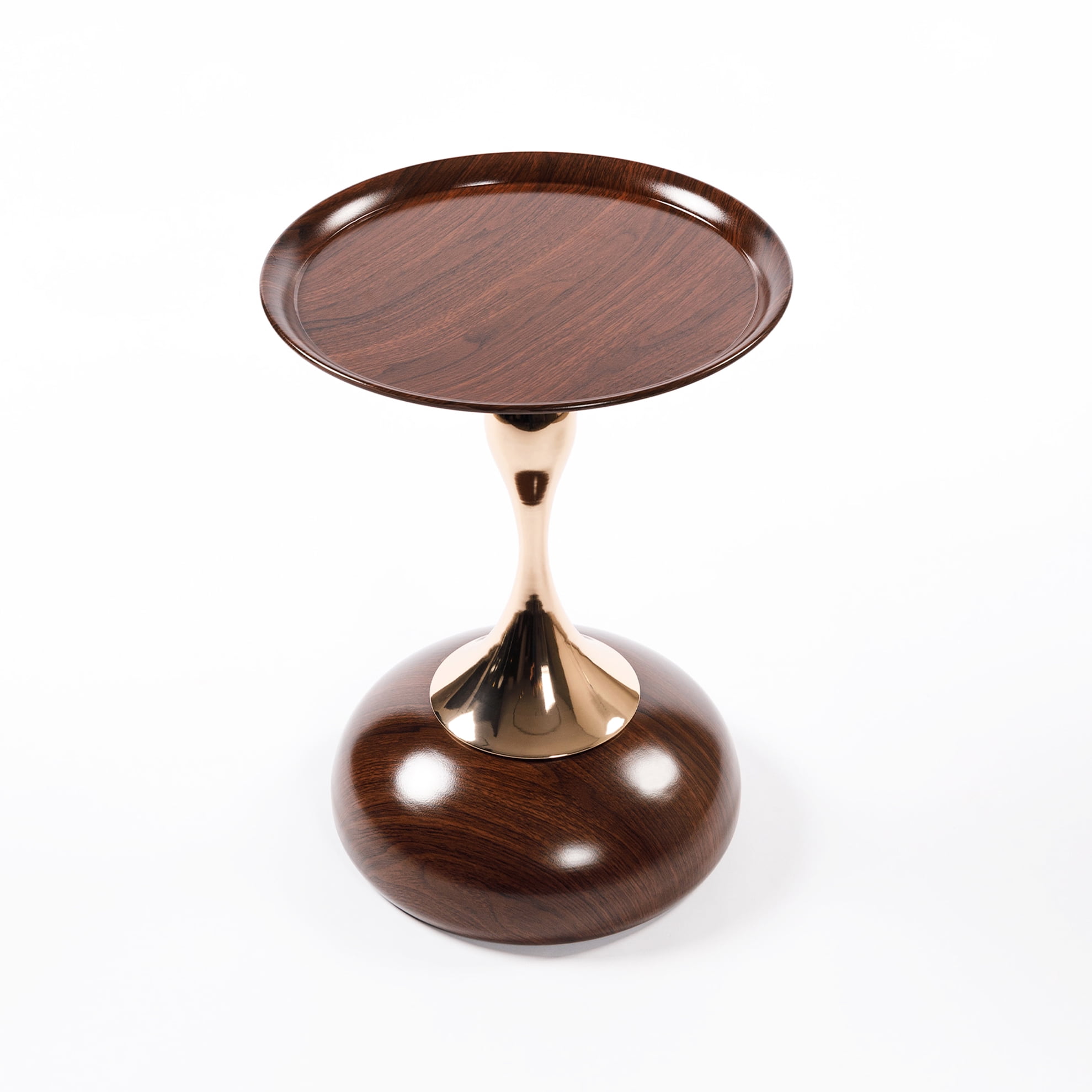 Metal Tail Side Table, Round Accent Table For Bedroom, Long-lasting ...