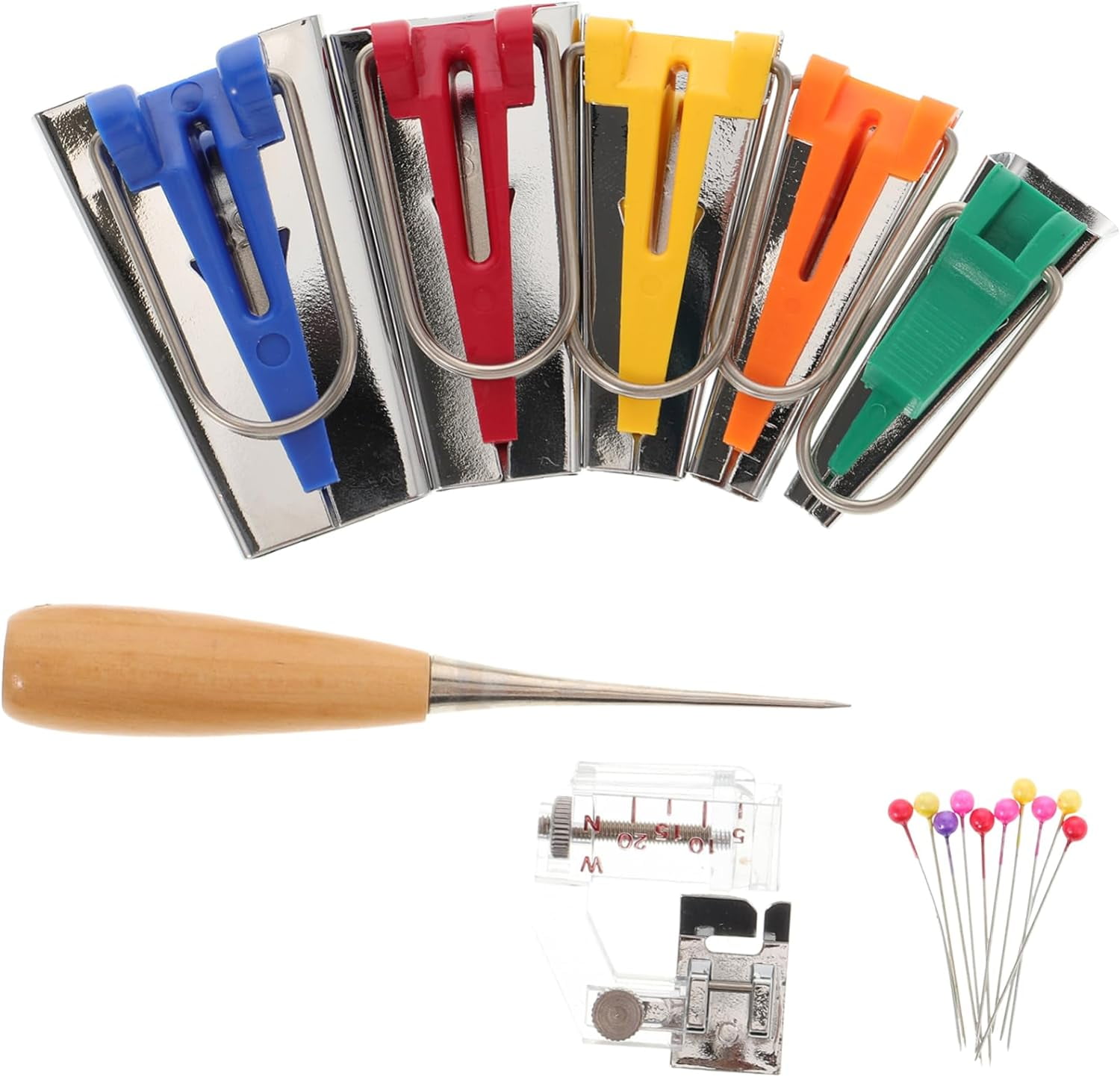 Metal Tape 1 Set Sewing Binder Tool Bias Tape Awl Tool Sewing Tape ...