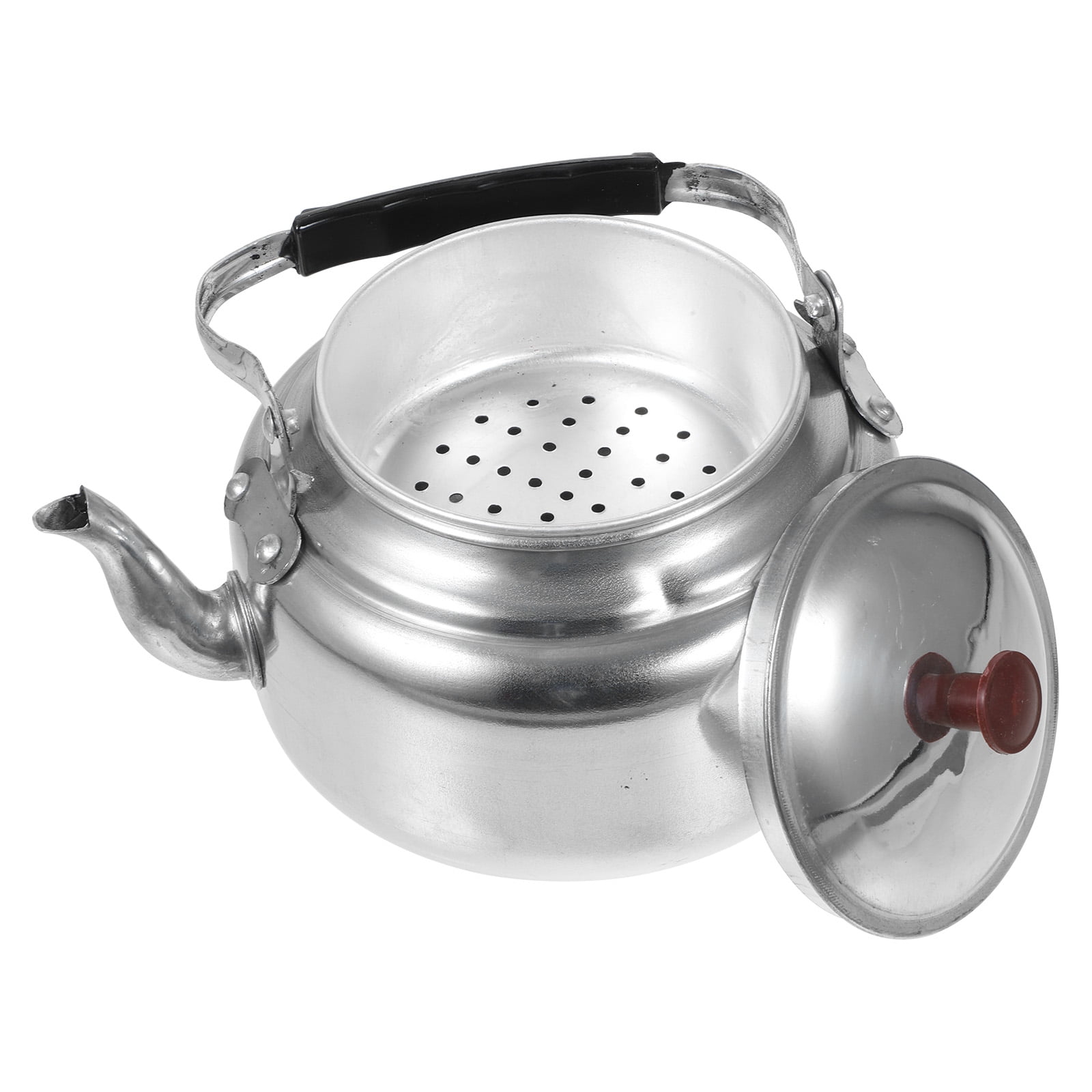 Metal Teapot Stainless Steel Coffee Small Kettle Water Boiling Black ...