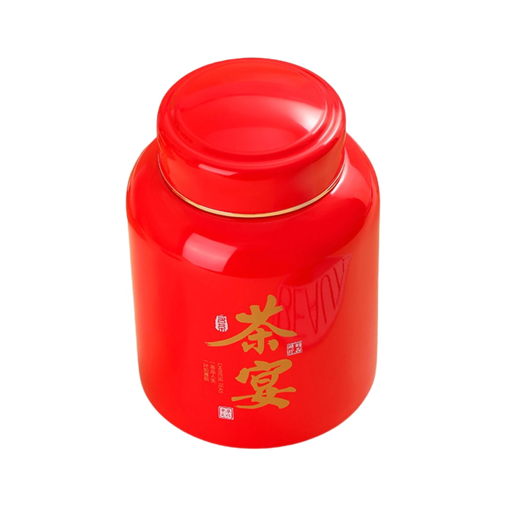 Metal Teas Canister for Loose Leaves Teas Can Coffee Storage Container ...