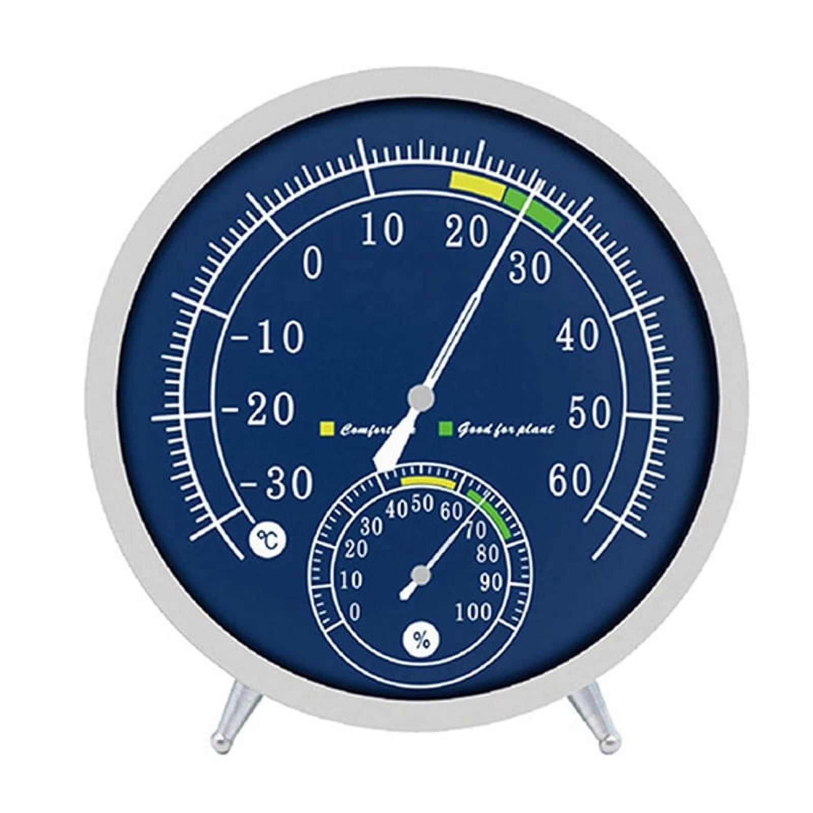 Metal Temperature & Humidity Meter Accurate Readings Thermometer ...
