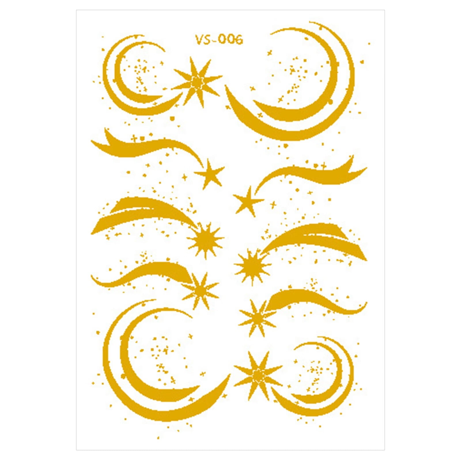 Metal Temporary Tattoo Stickers Face Gold Temporary Transfer Tattoo ... Metal Temporary Tattoo Stickers Face Gold Temporary Transfer Tattoo ...