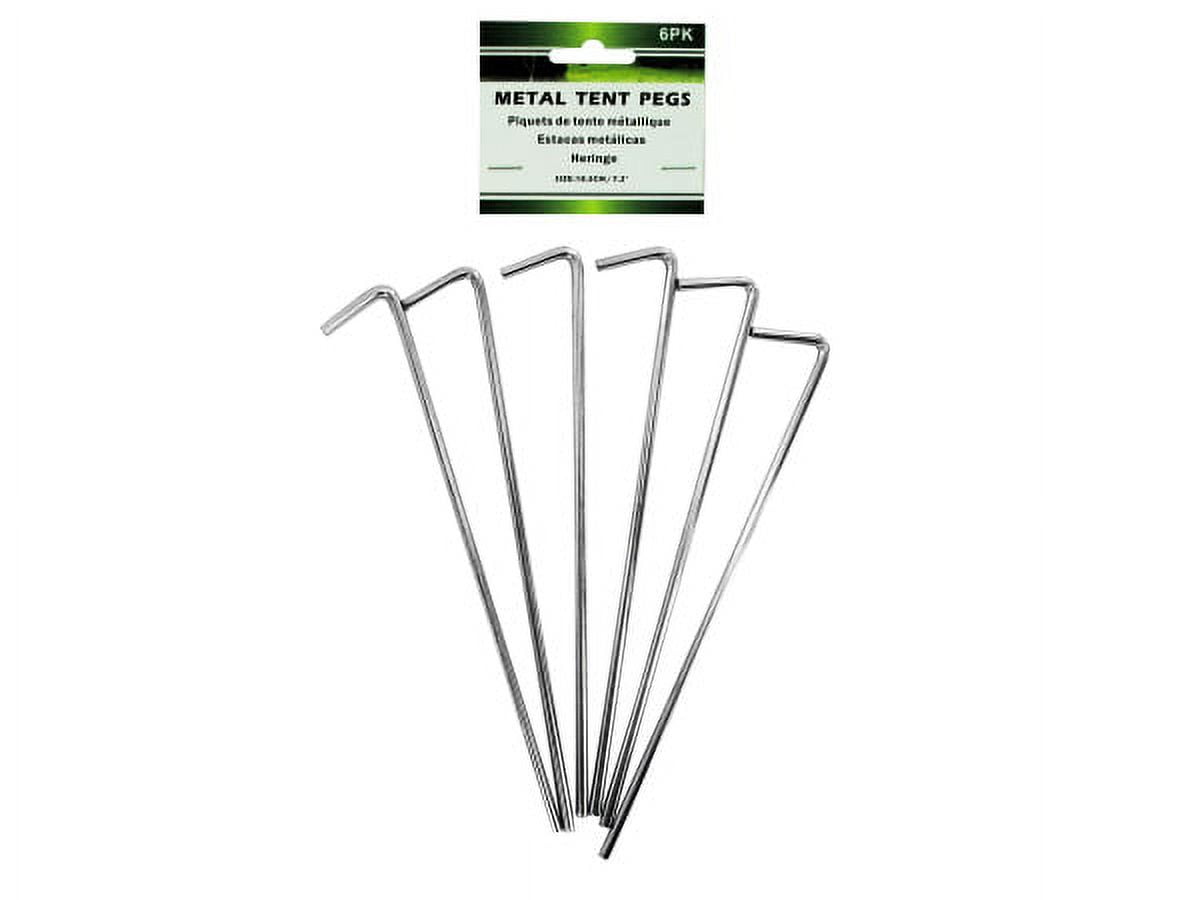 Metal Tent Pegs Set - Walmart.com
