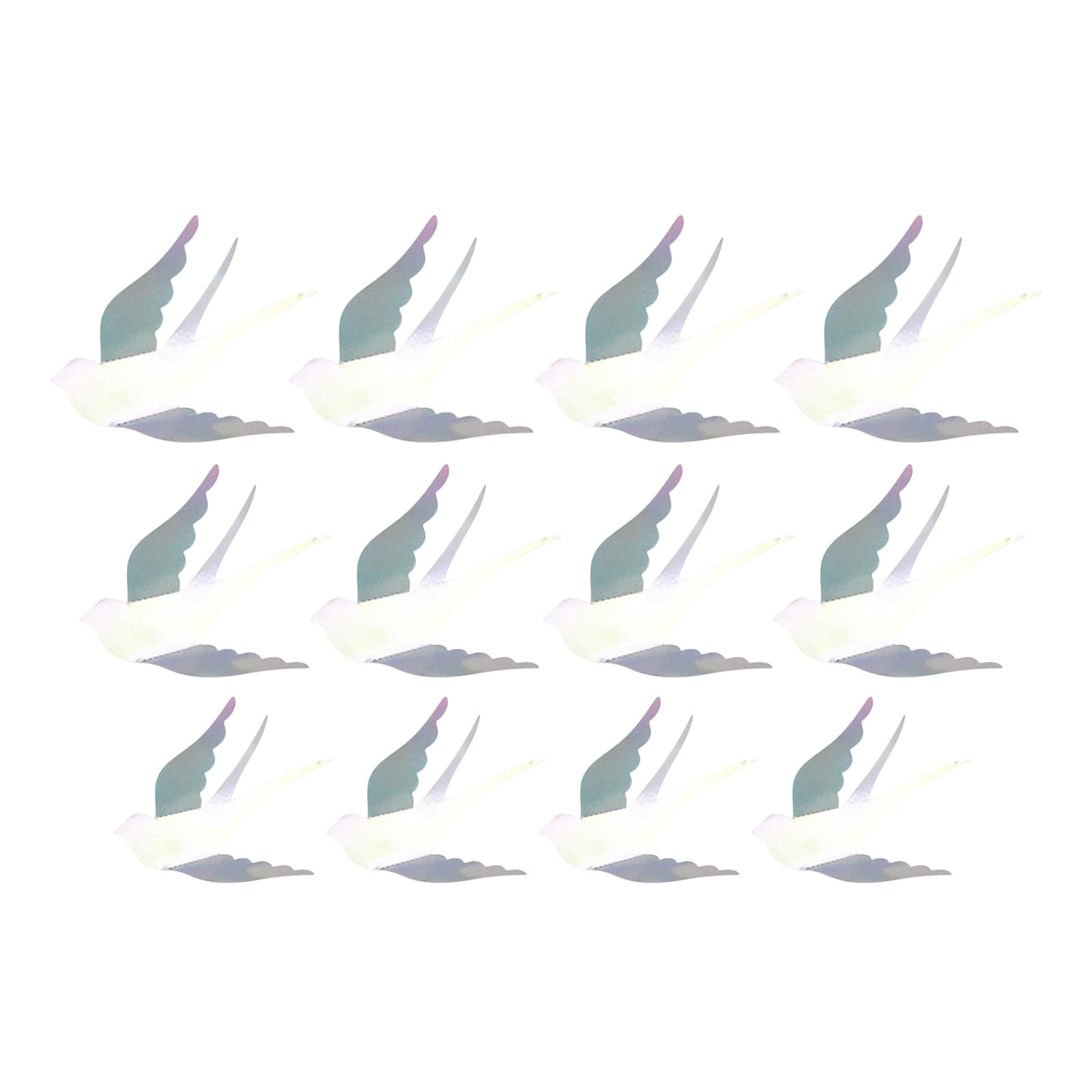 Metal Texture 3D Three Dimensionals Hollow Swallow Wall Stickers Metal ...