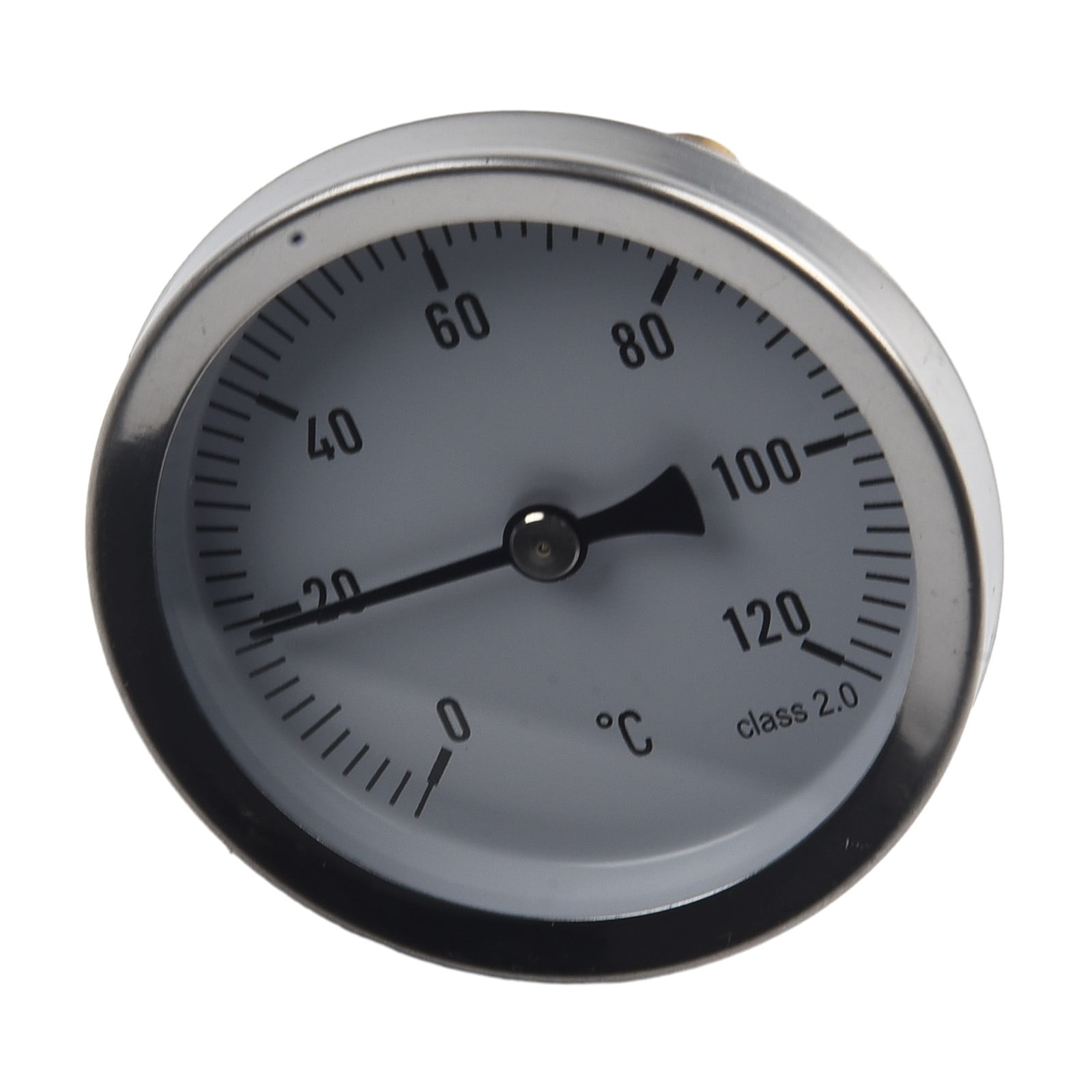 Metal Thermometer Hot Water Pipe Thermometer 0-120°C Heating 63mm Dial ...